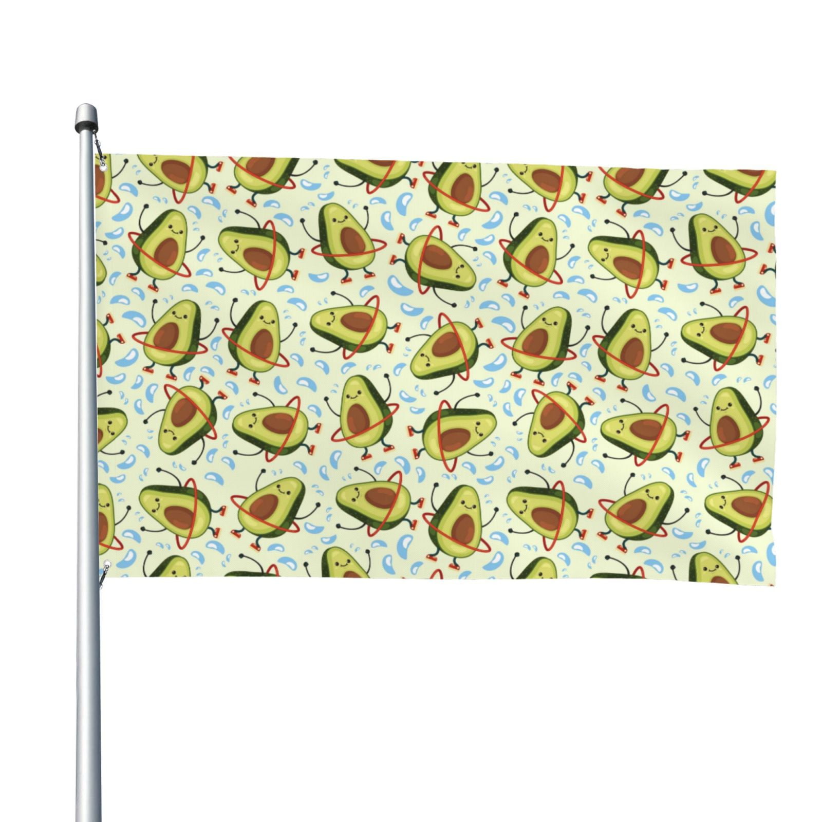 Kll Avocado Doing Sport Flag 4x6 Ft Parade Party Flag Outdoor Flag ...