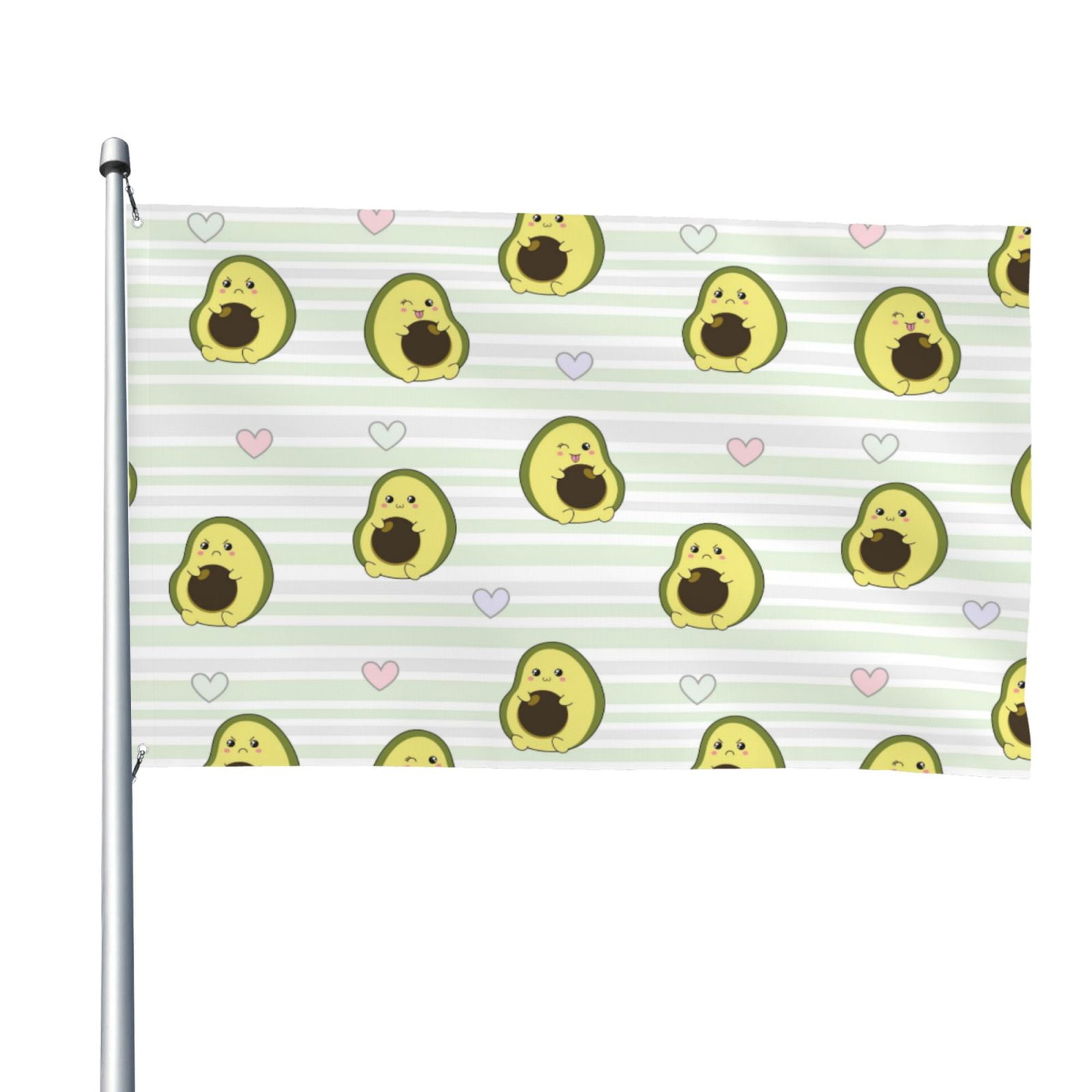 Kll Avocado Of A Hear Flag 4x6 Ft Parade Party Flag Outdoor Flag ...