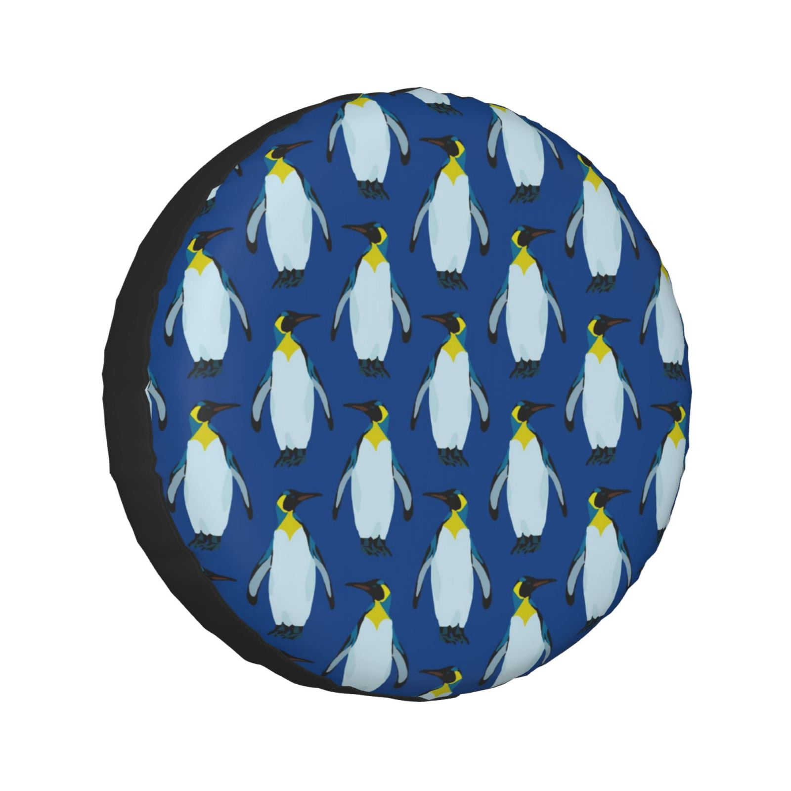 Kll Beautiful King Penguin Pattern Tire Cover,Universal Wheel Tire ...