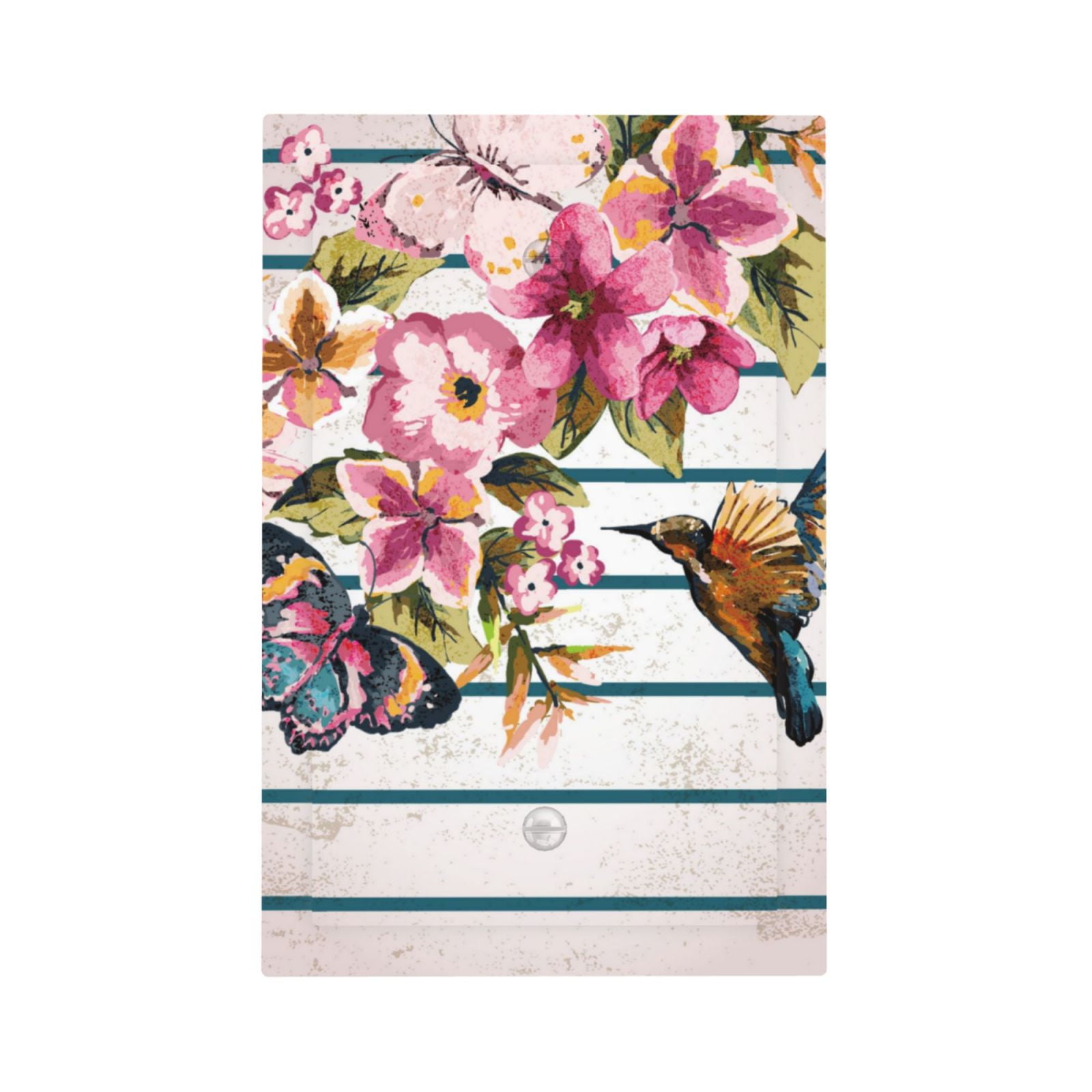 Kll Bird And Floral Wall Plate,Gloss Finish,Standard Size 1 - 5" X 3 ...