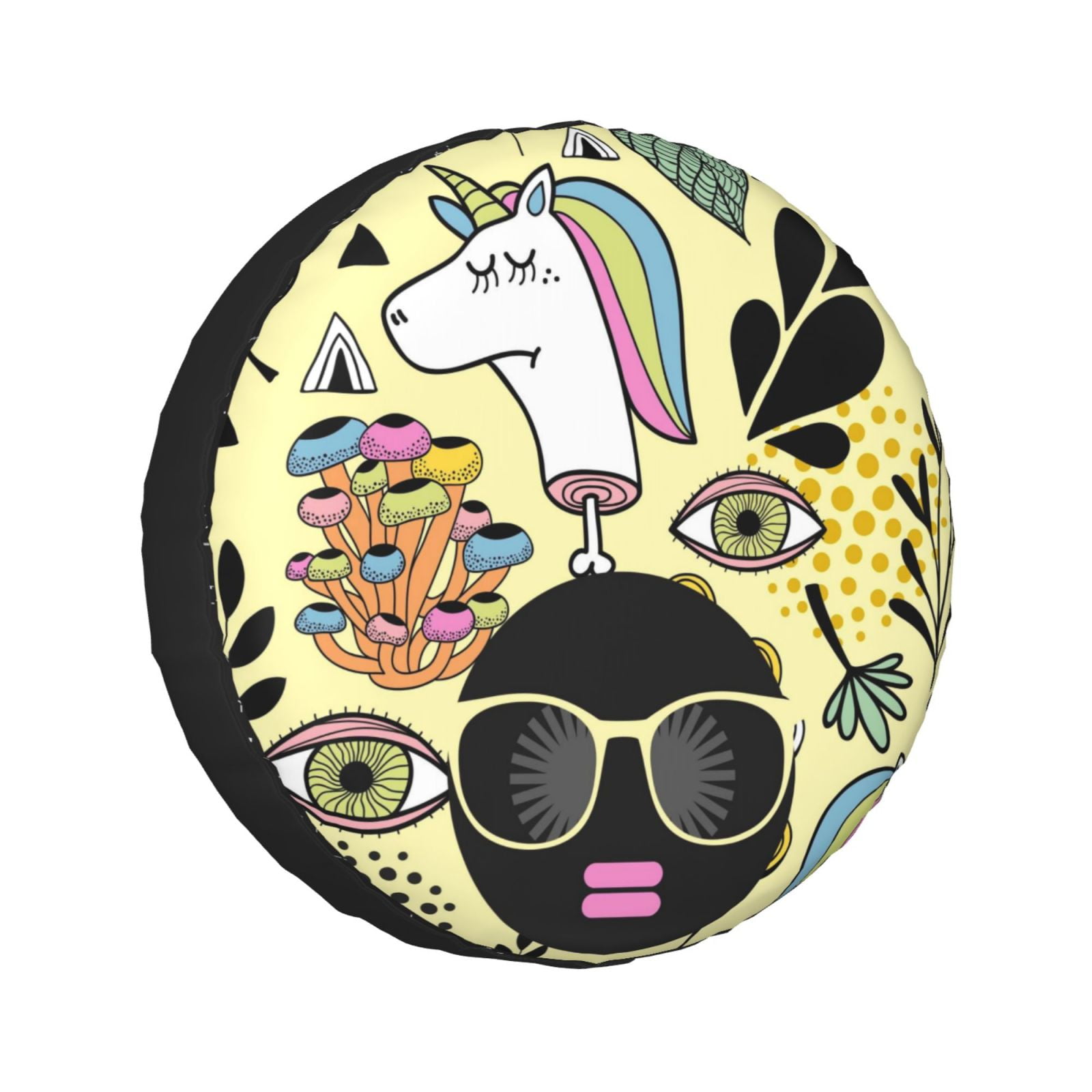 Kll Black Head African Woman Tire Cover,Universal Wheel Tire Cover For ...