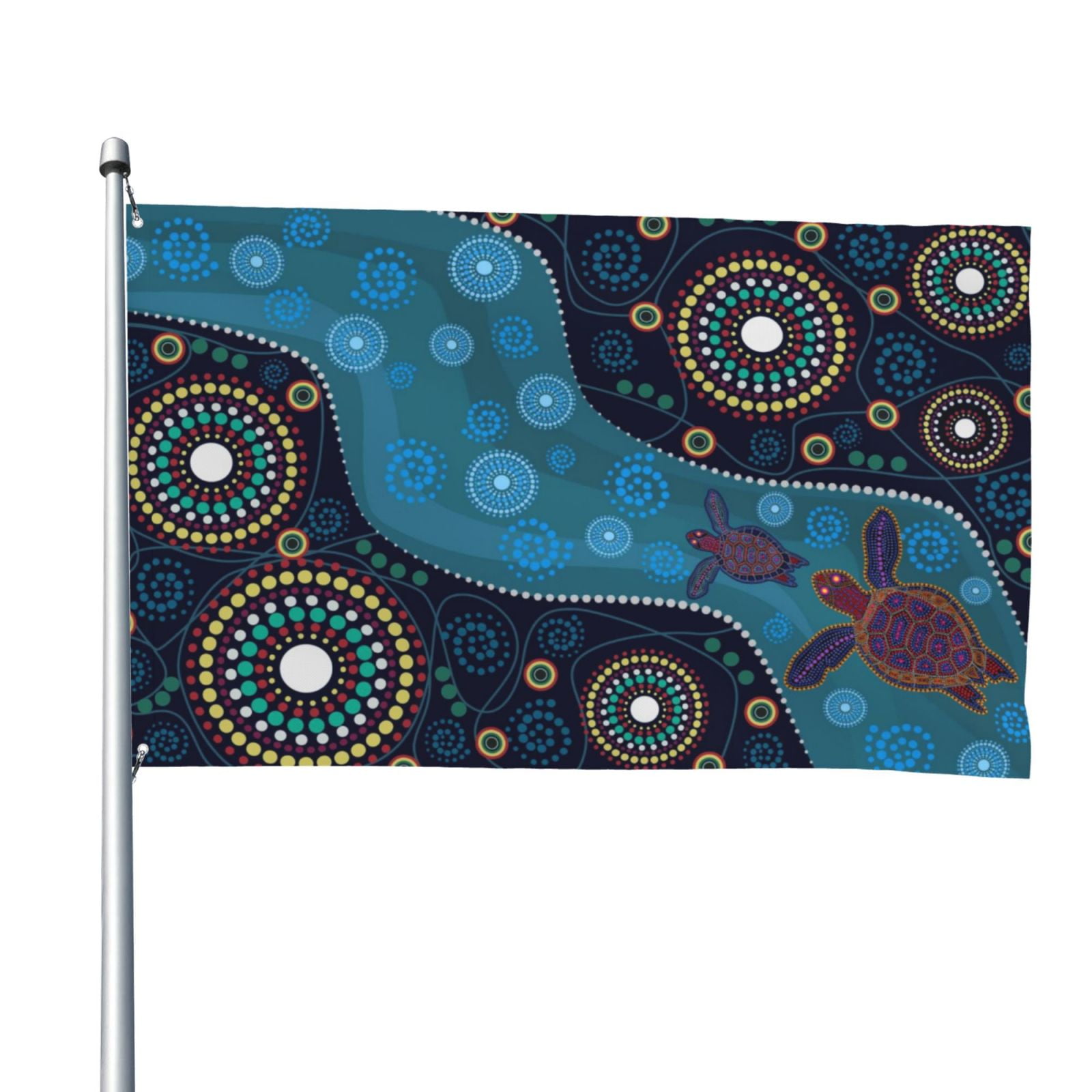 Kll Bohemian Turtle Flag 4x6 Ft Parade Party Flag Outdoor Flag ...