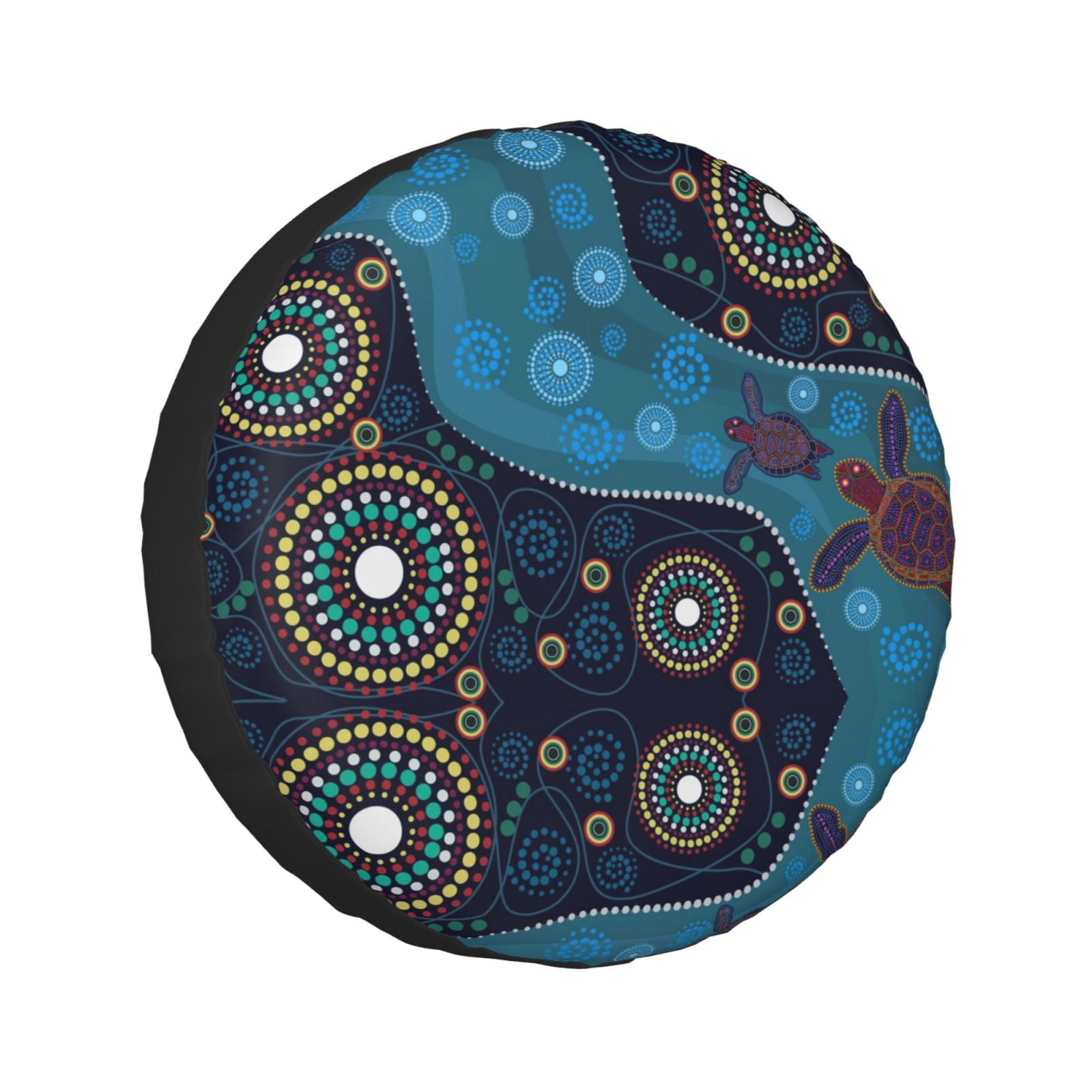 Kll Bohemian Turtle Tire Cover,Universal Wheel Tire Cover For Trailer ...