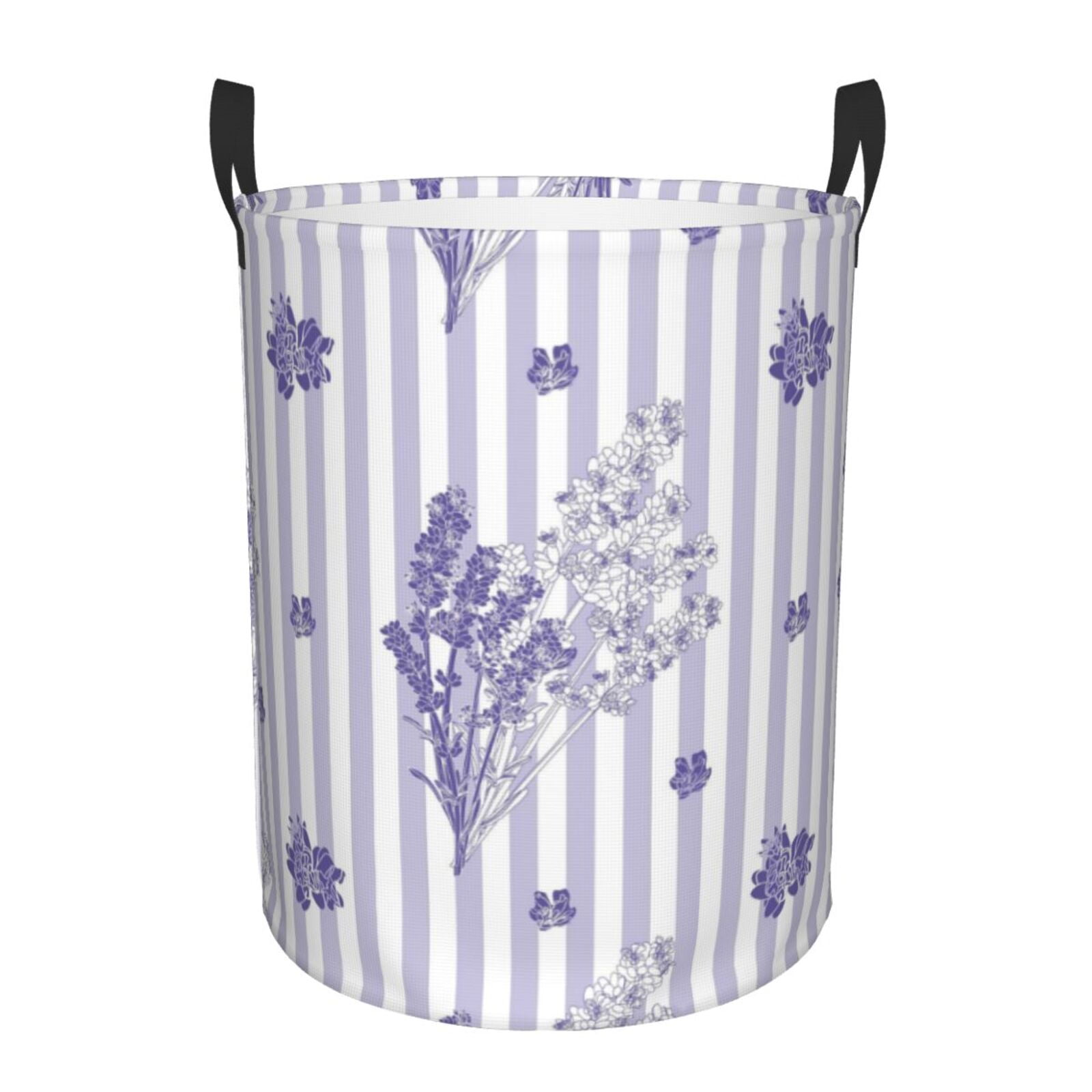 Kll Bouquet And Lavender Flowers Waterproof Foldable Laundry Hamper ...