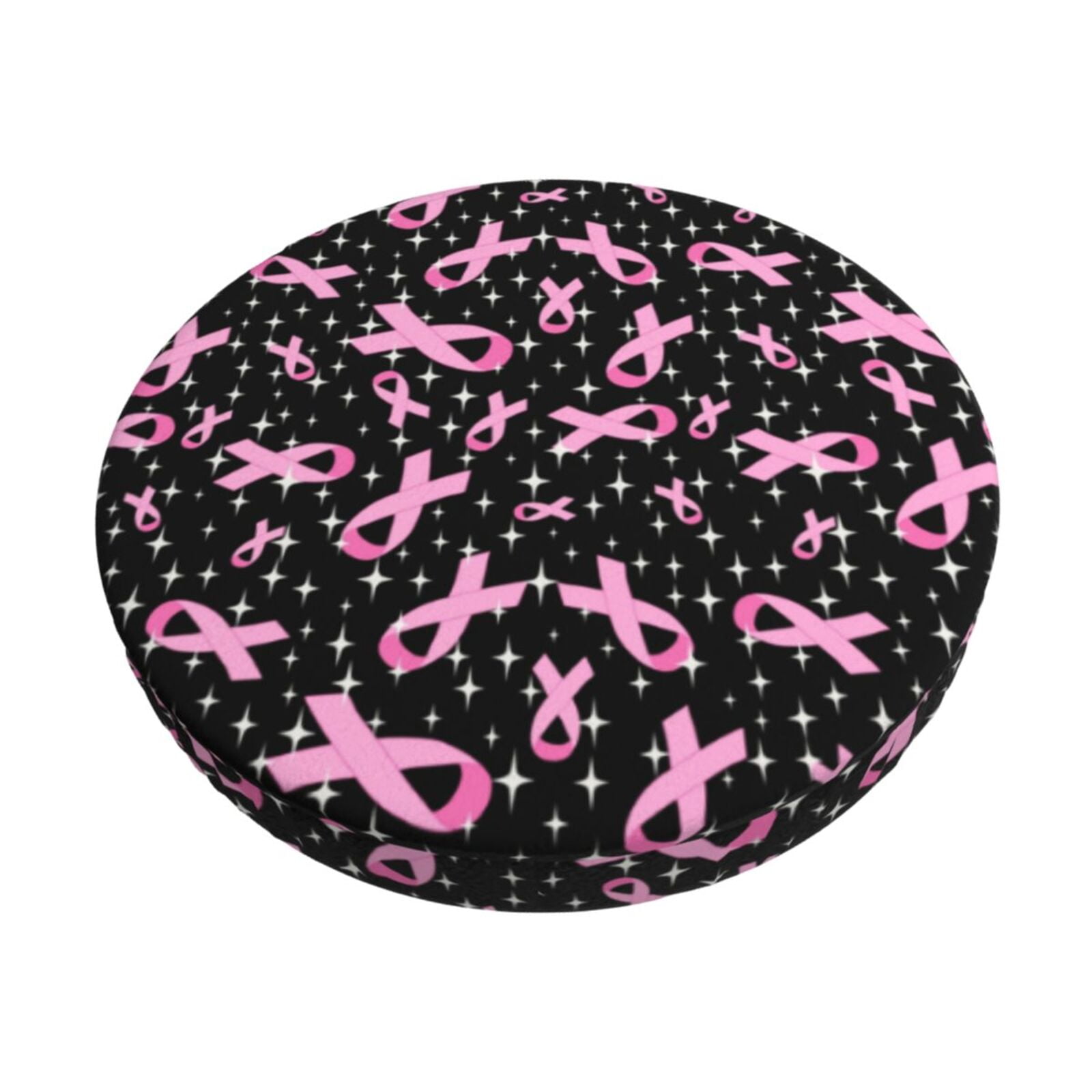 Kll Breast Cancer Awareness Round Bar Chair Cushion Cover 13 Inch,Bar ...