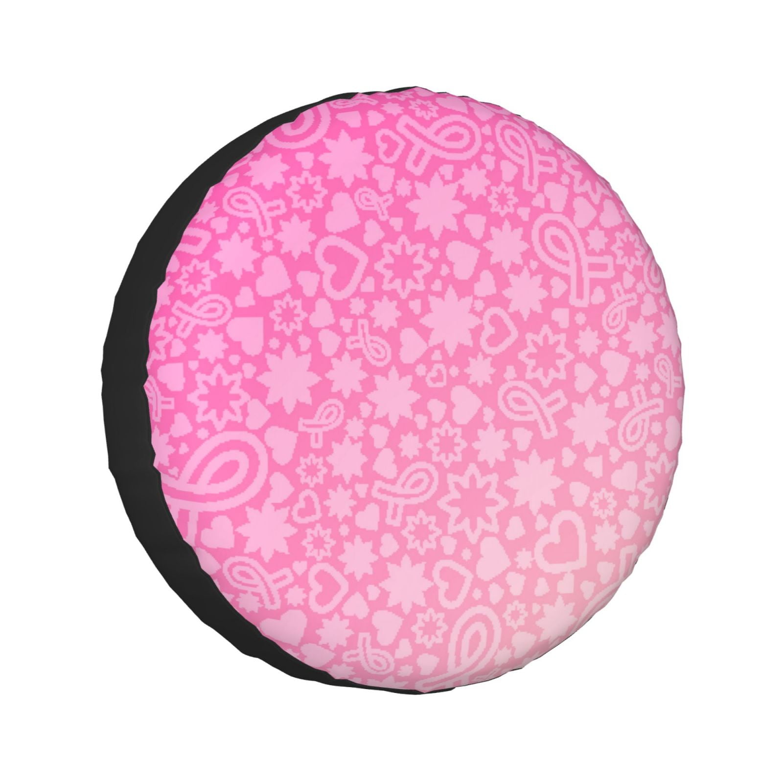 Kll Breast Cancer Pink Ribbons Awareness Tire Cover,Universal Wheel ...
