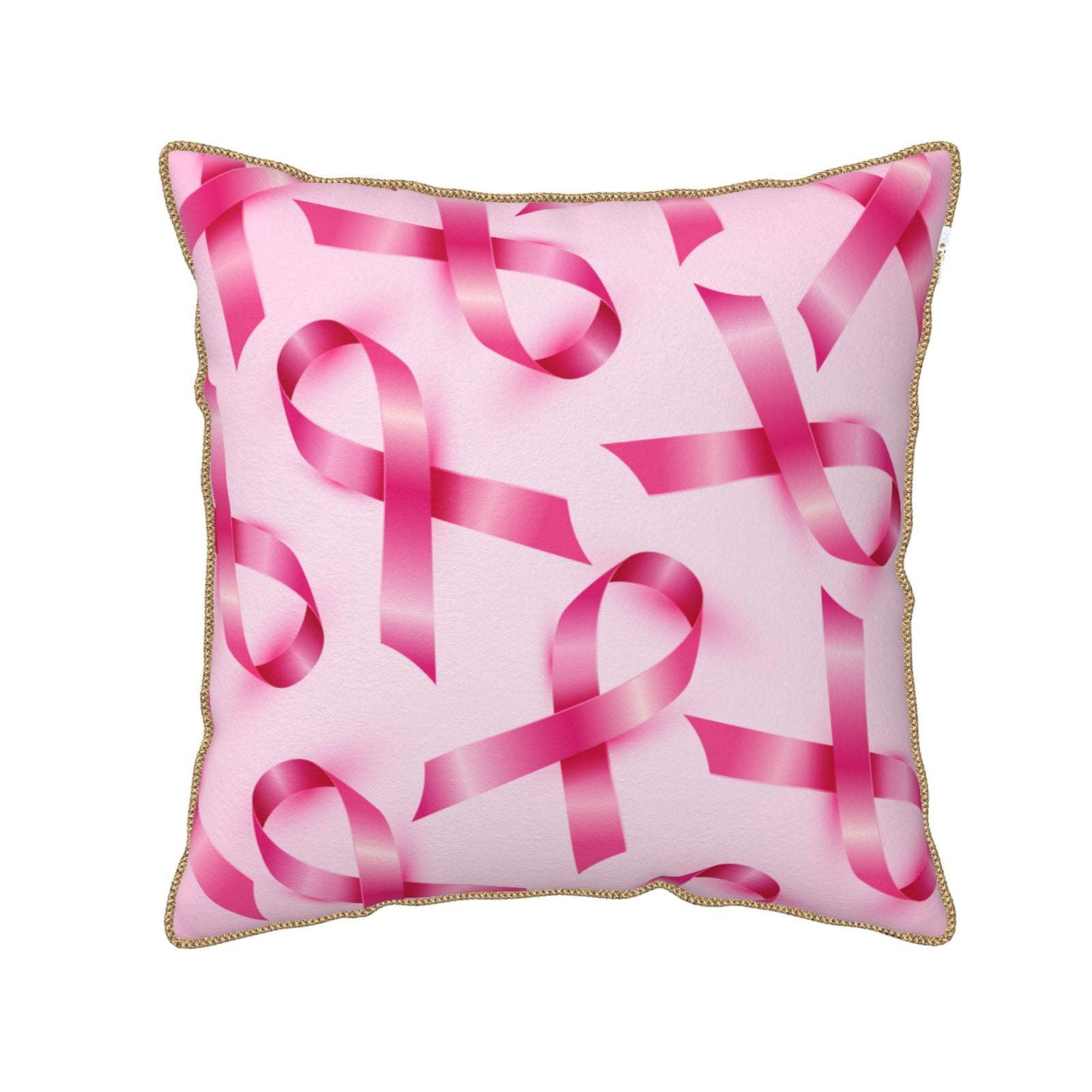 Kll Breast Cancer Ribbons Awareness Decorative Throw Pillow Covers ...