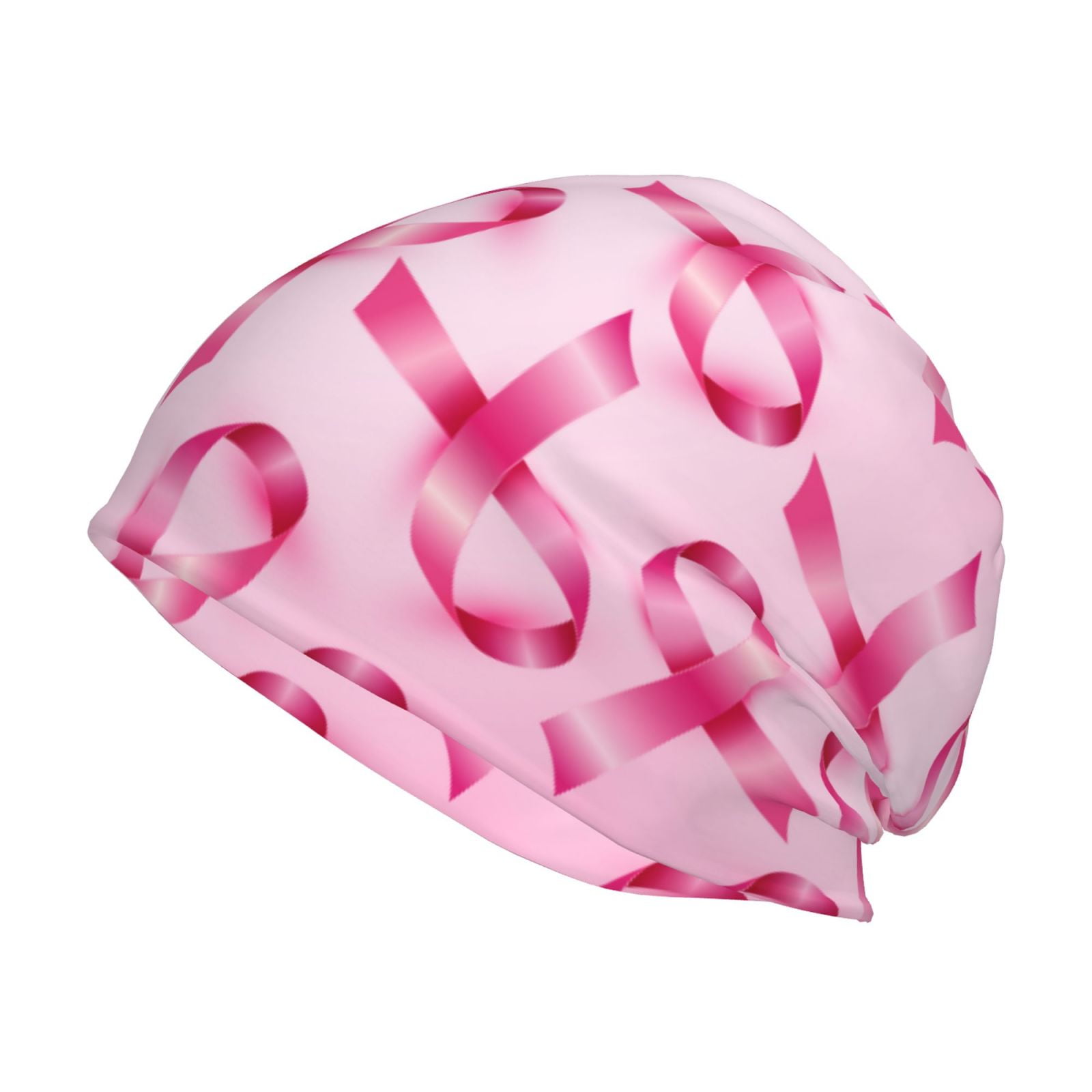 Kll Breast Cancer Ribbons Awareness Winter Fall Beanie Knit Hats For ...