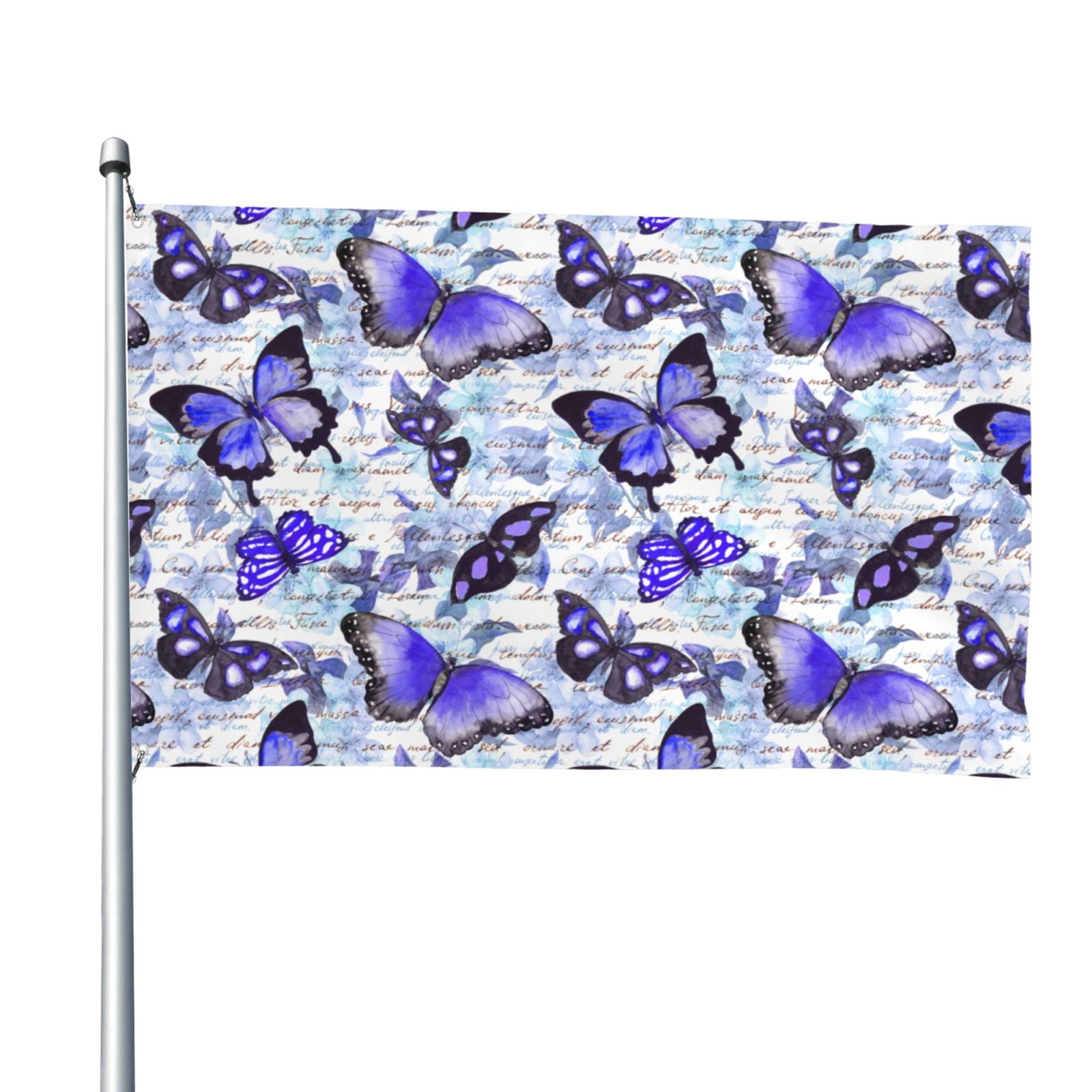 Kll Butterflies Flag 4x6 Ft Parade Party Flag Outdoor Flag Decorative ...