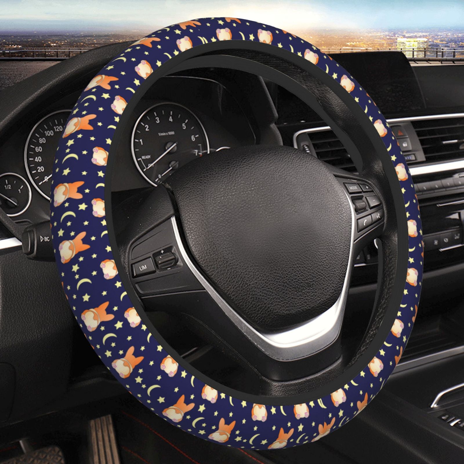 Kll Car Steering Wheel Cover, Universal 15 Inch, Soft Elastic And ...
