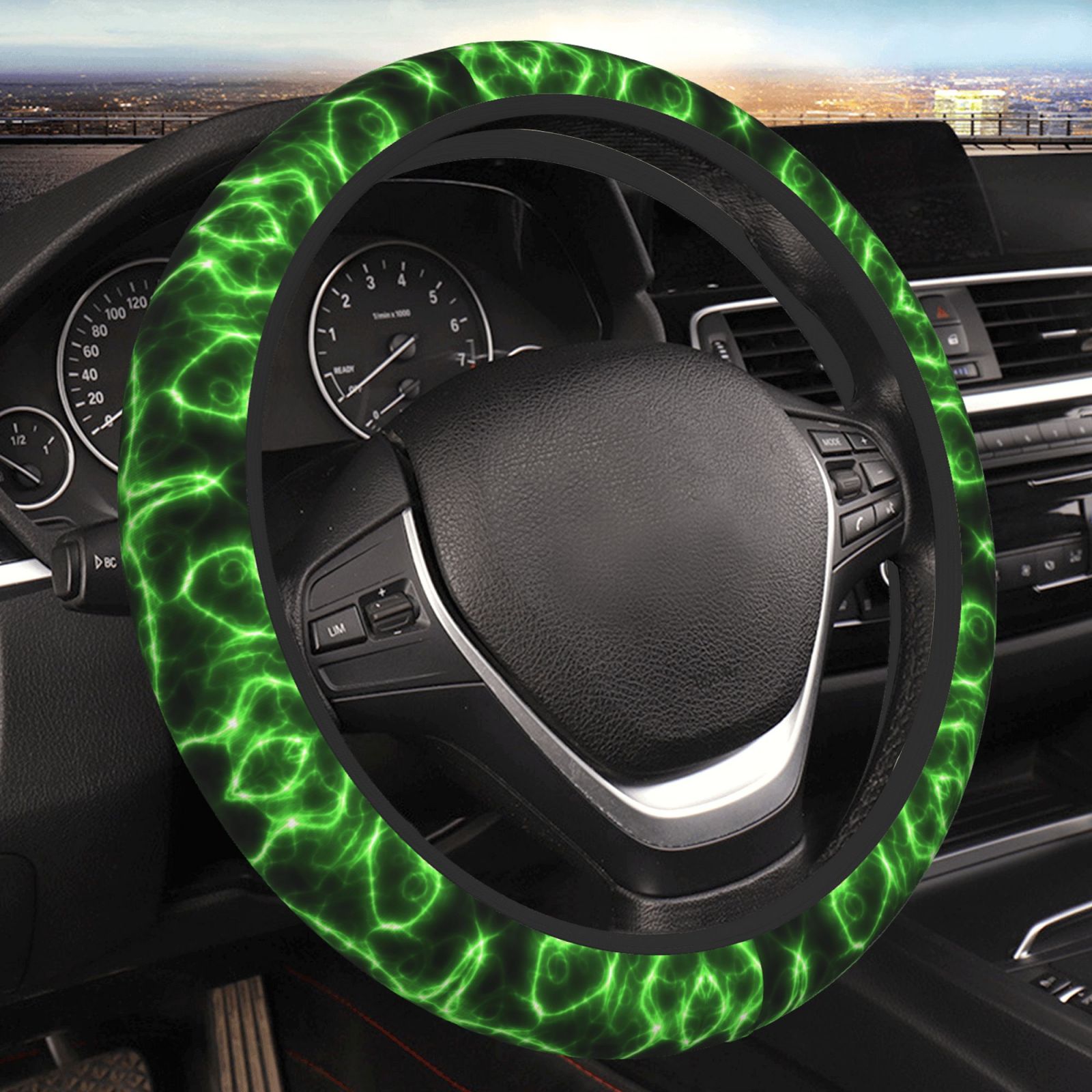 Kll Car Steering Wheel Cover, Universal 15 Inch, Soft Elastic And ...