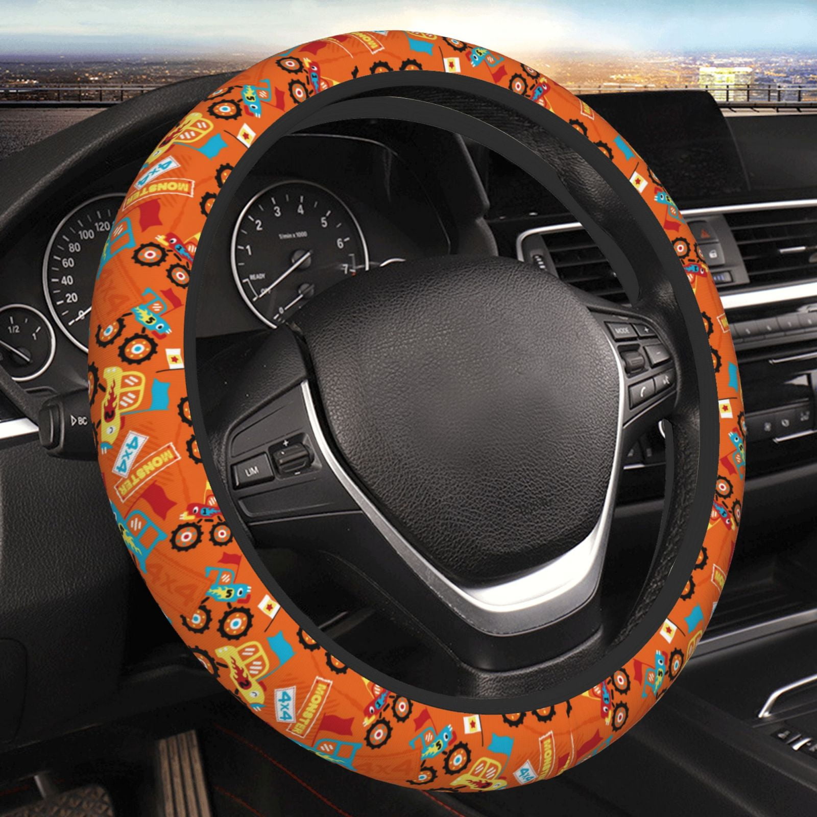 Kll Car Steering Wheel Cover, Universal 15 Inch, Soft Elastic And ...