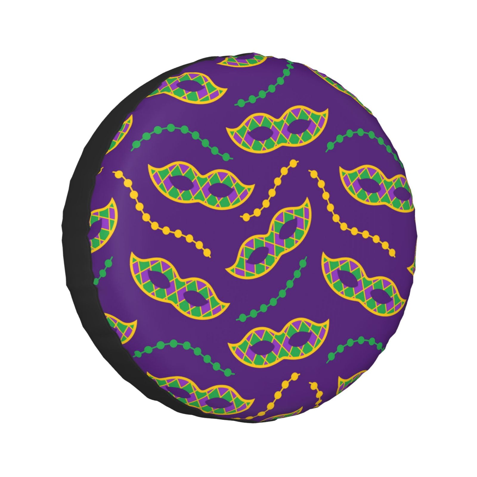 Kll Carnival Masks And Beads Tire Cover,Universal Wheel Tire Cover For ...