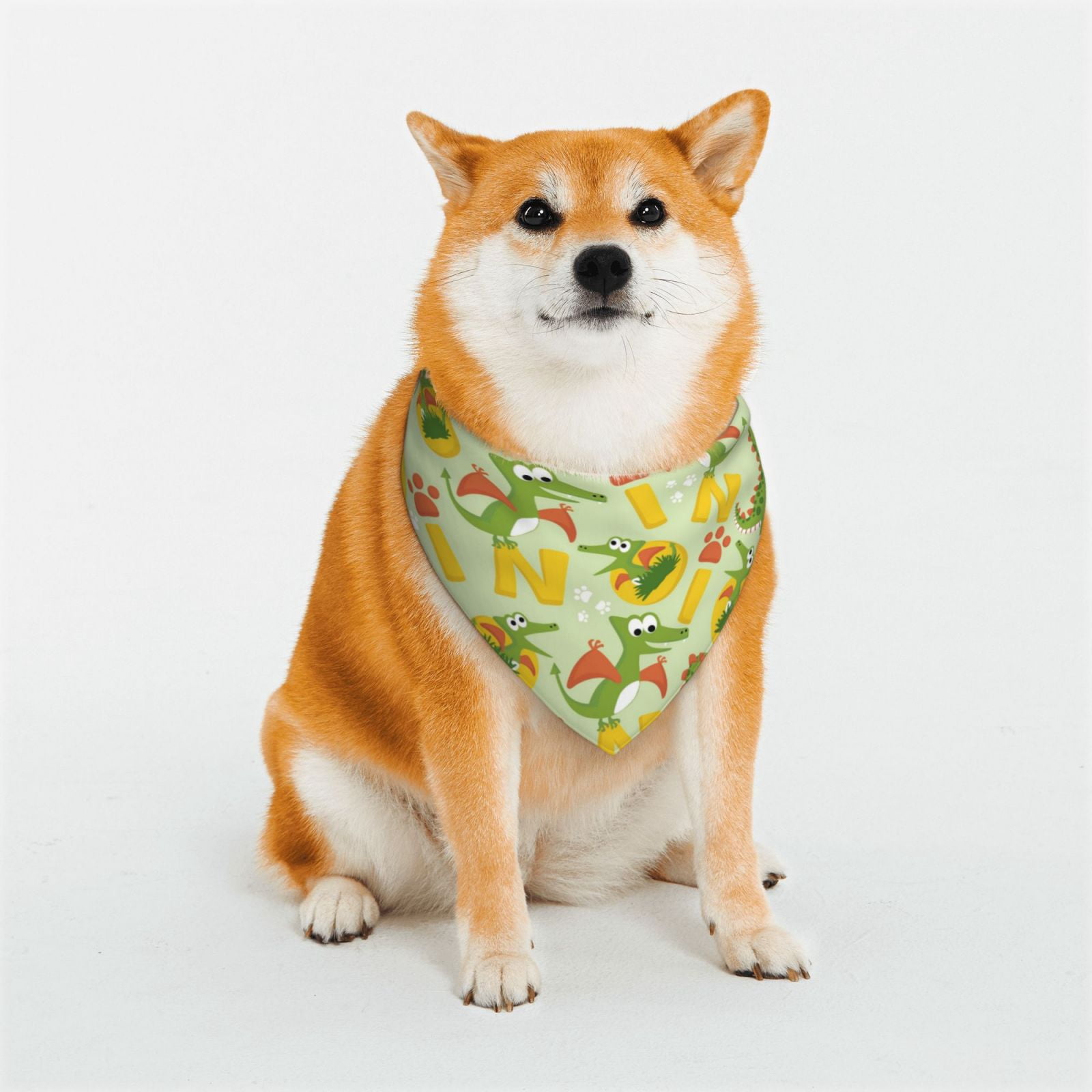 Kll Cartoon Dinosaurs Dog Bandanas,Triangle Reversible Pet Scarf For ...