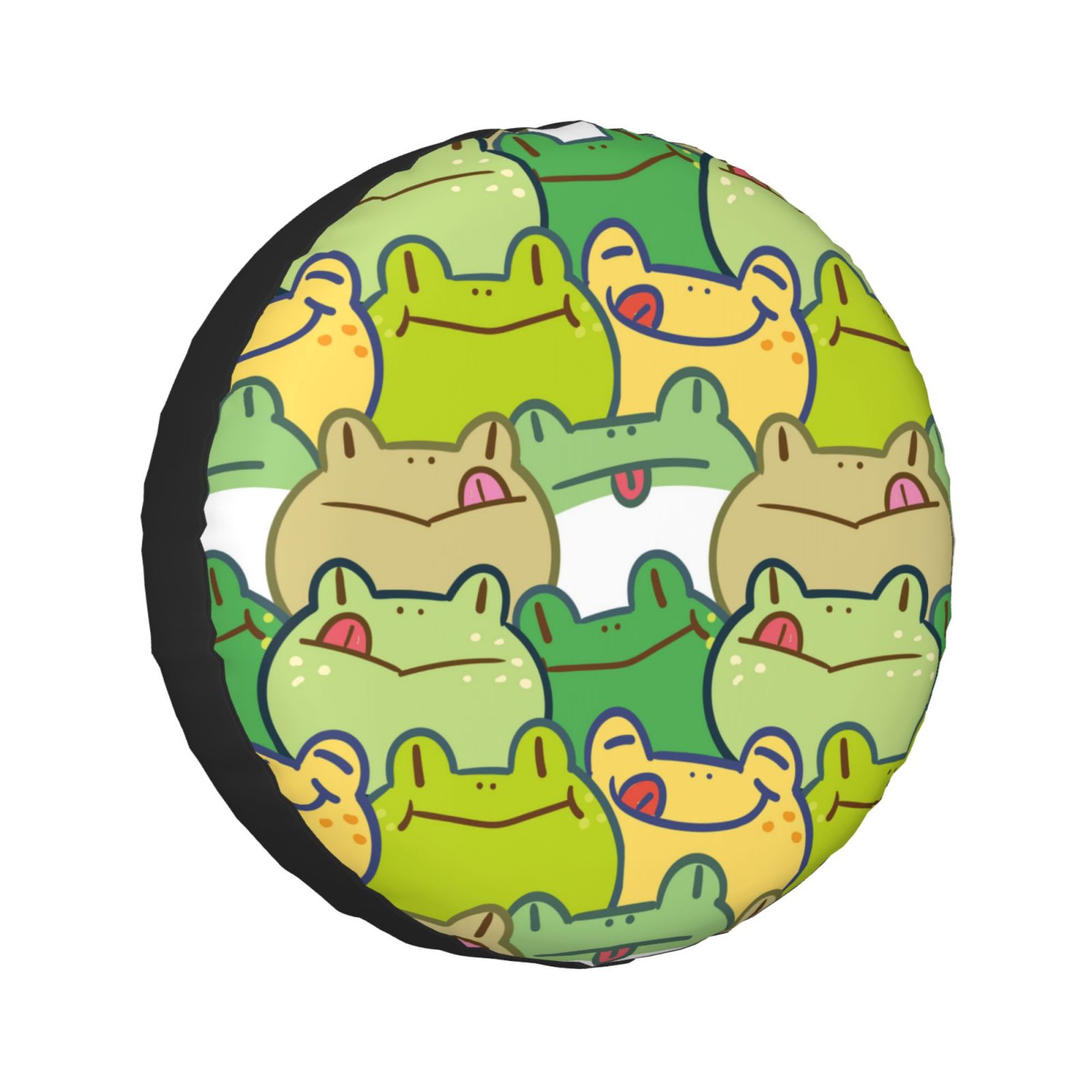 Kll Cartoon Frog Tire Cover,Universal Wheel Tire Cover For Trailer, Rv ...