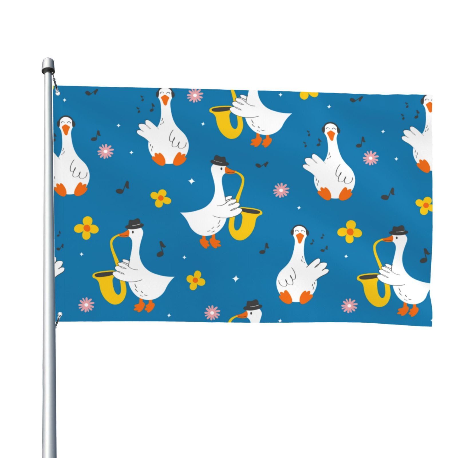 Kll Cartoon Goose Flag 4x6 Ft Parade Party Flag Outdoor Flag Decorative ...
