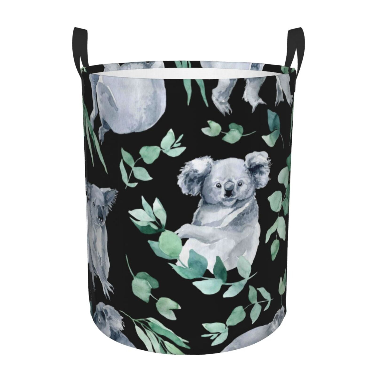 Kll Cartoon Koala Bear Waterproof Foldable Laundry Hamper Bucket With ...