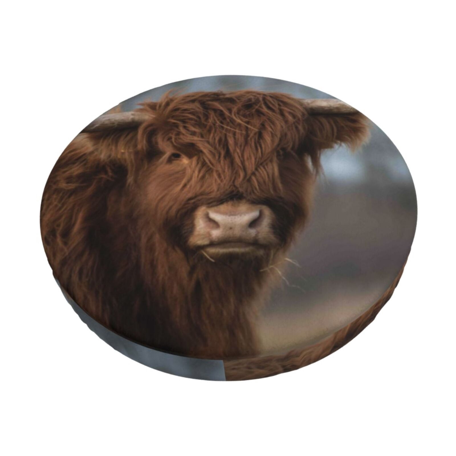 Kll Cattle Round Bar Chair Cushion Cover 13 Inch,Bar Stool Protector ...
