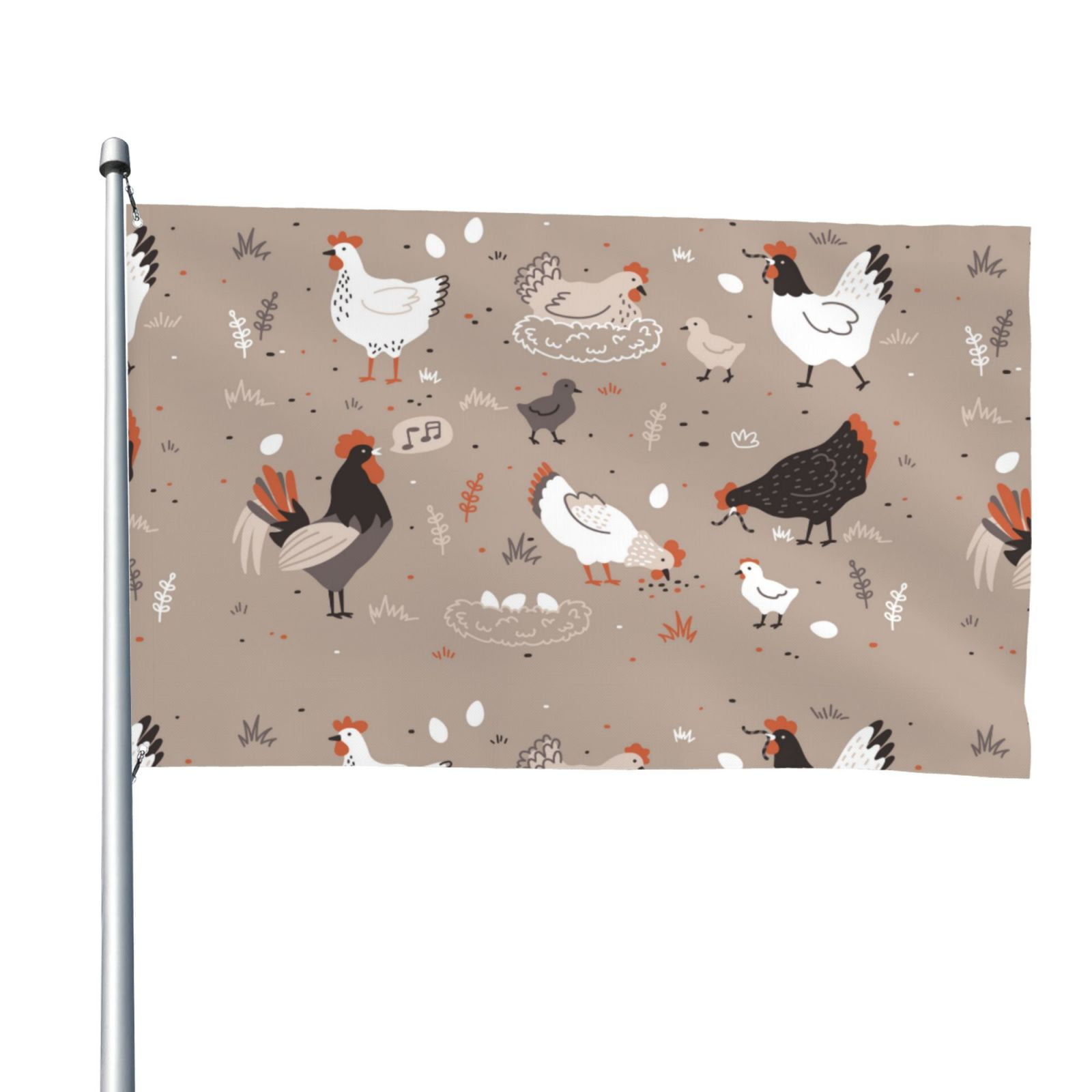 Kll Chicken Flag 4x6 Ft Parade Party Flag Outdoor Flag Decorative Flag ...