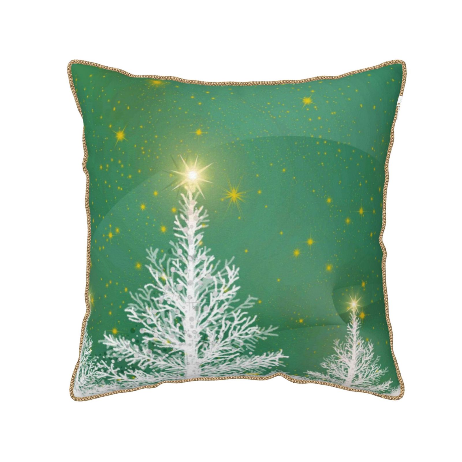 Kll Christmas Green Decorative Throw Pillow Covers Velvet Soft For ...