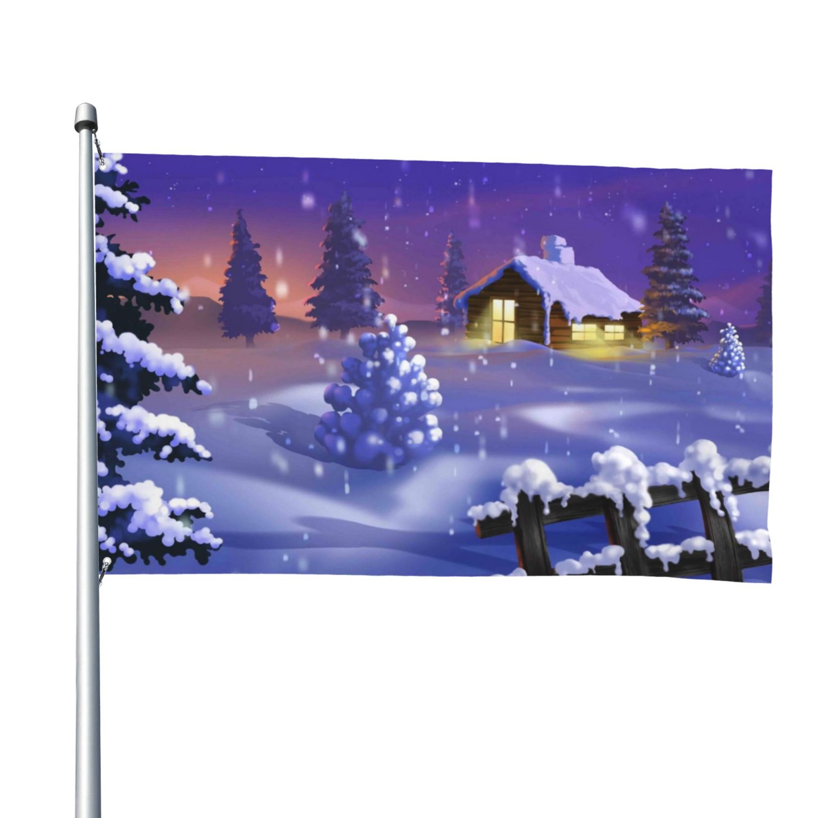Kll Christmas Igloo Flag 4x6 Ft Parade Party Flag Outdoor Flag ...