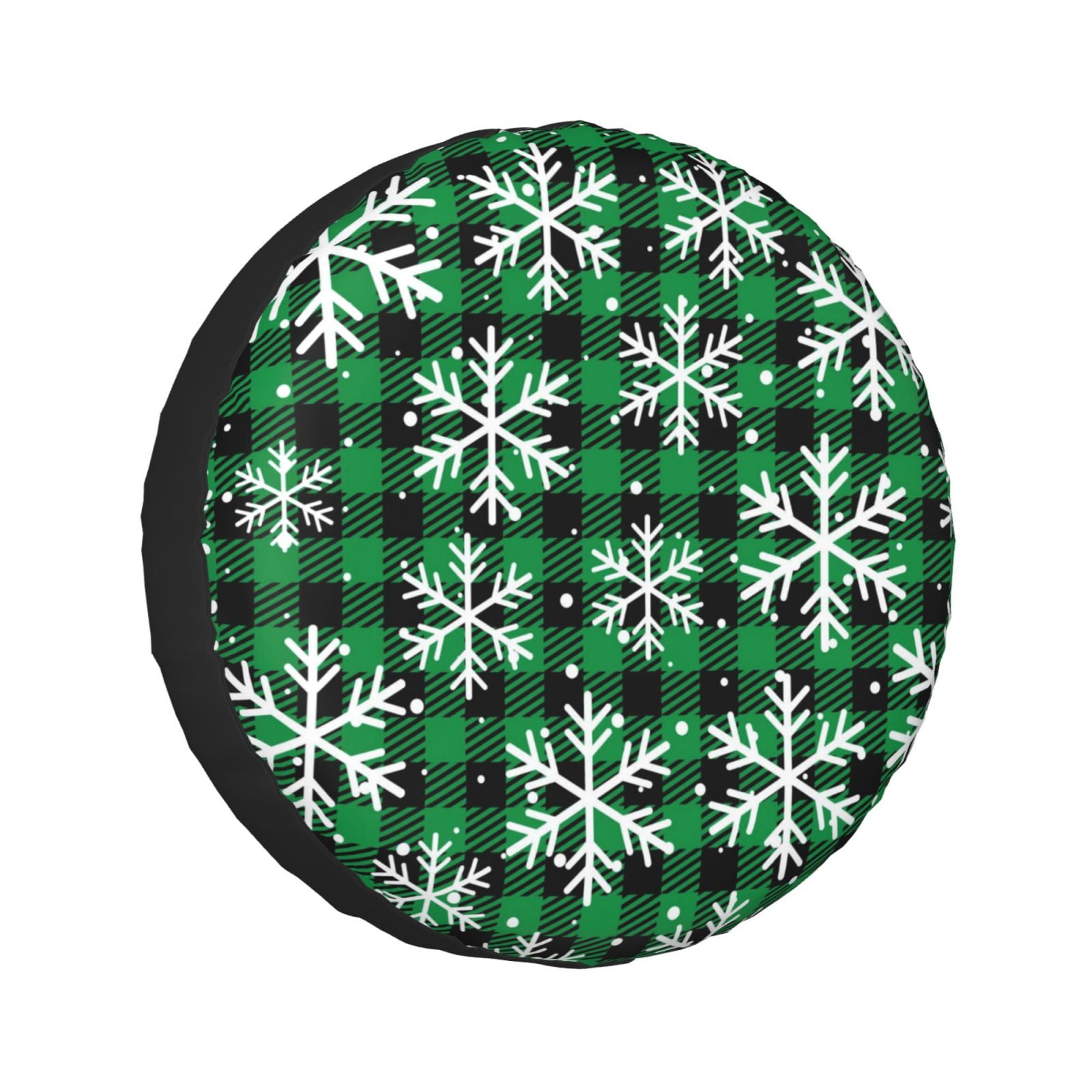 Kll Christmas Pattern At Buffalo Plaid Tire Cover,Universal Wheel Tire ...