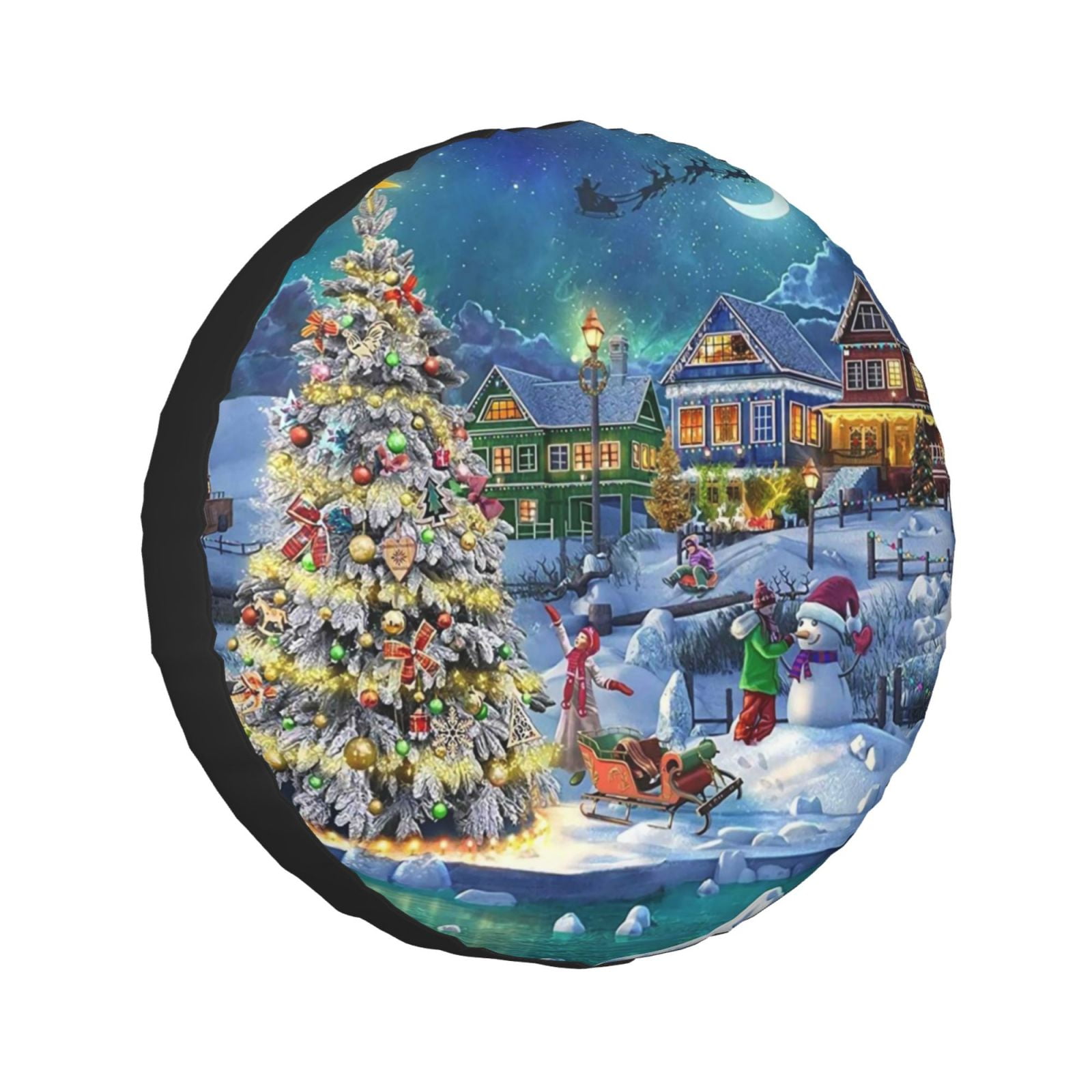 Kll Christmas Tree Tire Cover,Universal Wheel Tire Cover For Trailer ...