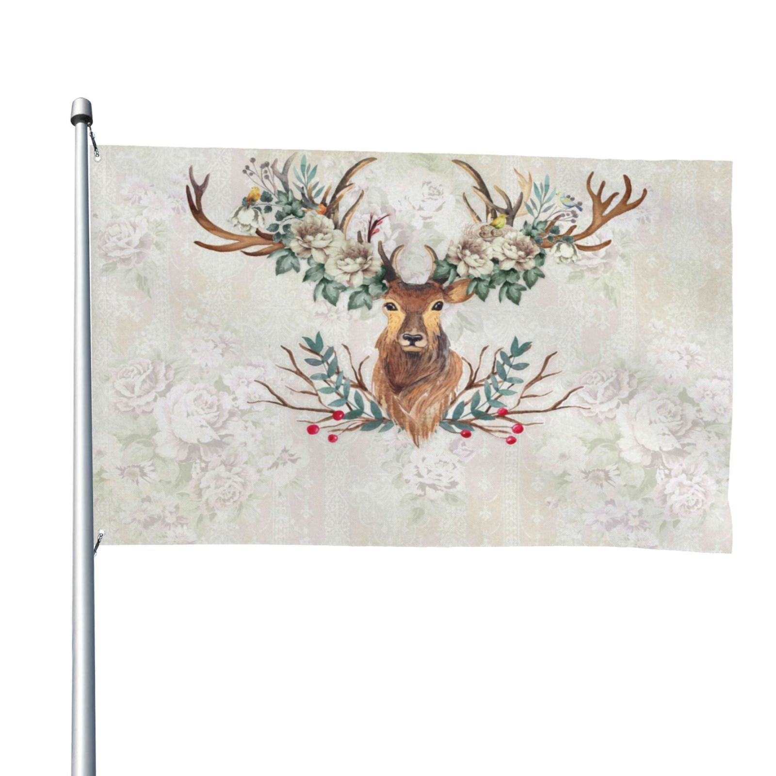 Kll Classy Deer Flag 4x6 Ft Parade Party Flag Outdoor Flag Decorative ...