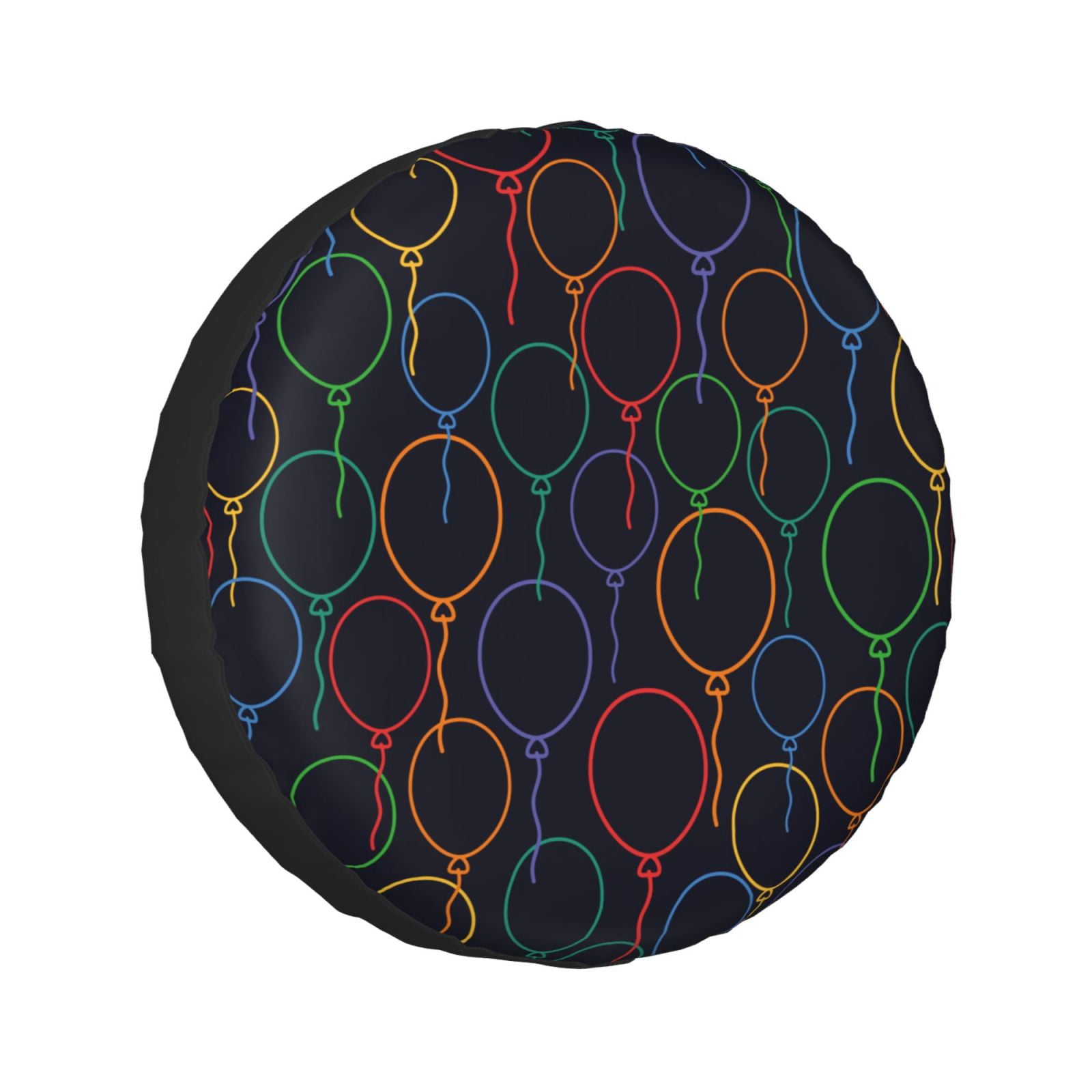 Kll Colorful Balloons Tire Cover,Universal Wheel Tire Cover For Trailer ...