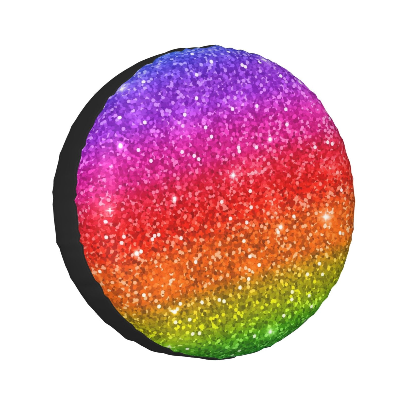 Kll Colorful Glitter Tire Cover,Universal Wheel Tire Cover For Trailer ...