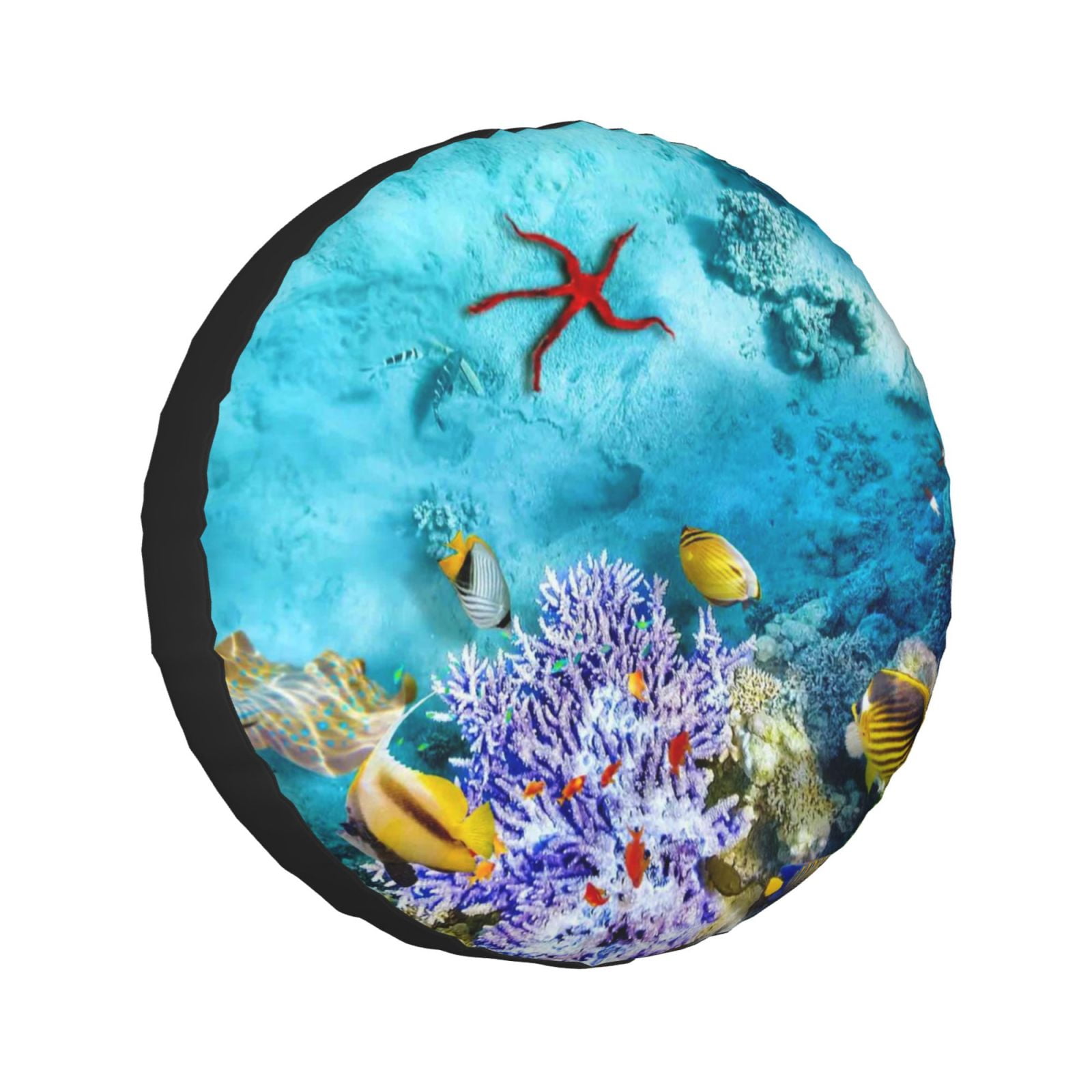 Kll Corals And Tropical Fish Tire Cover,Universal Wheel Tire Cover For ...