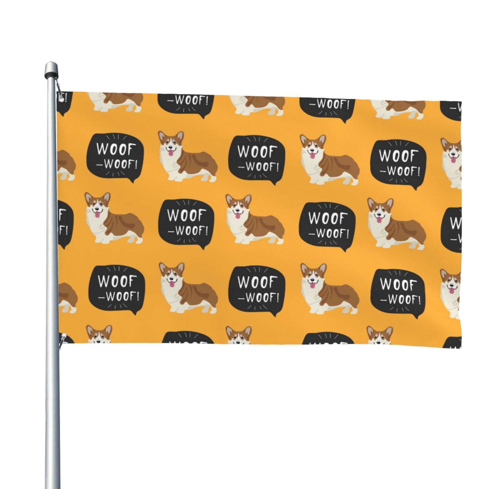 Kll Corgi Flag 4x6 Ft Parade Party Flag Outdoor Flag Decorative Flag ...