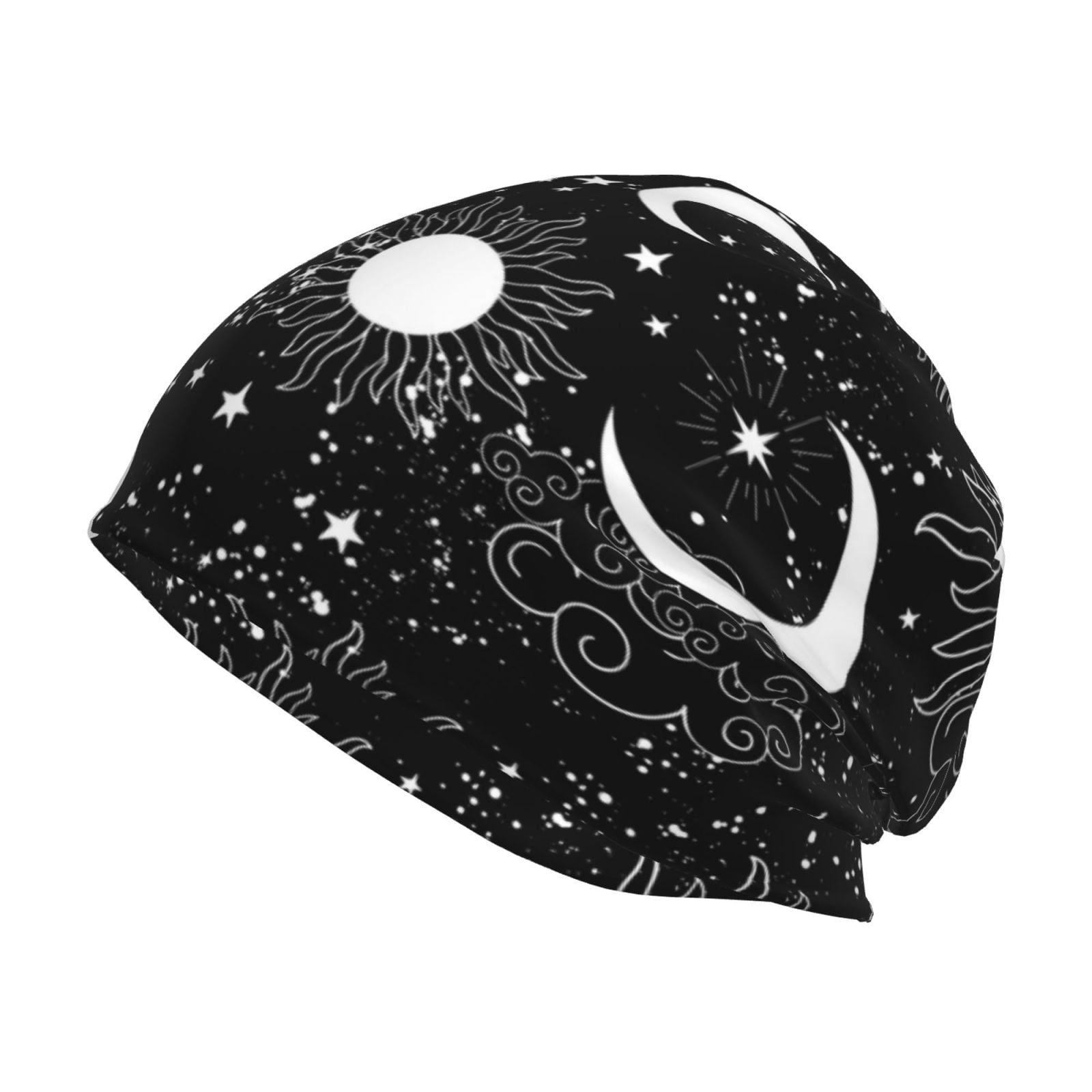 Kll Crescent And Stars Winter Fall Beanie Knit Hats For Men & Women ...
