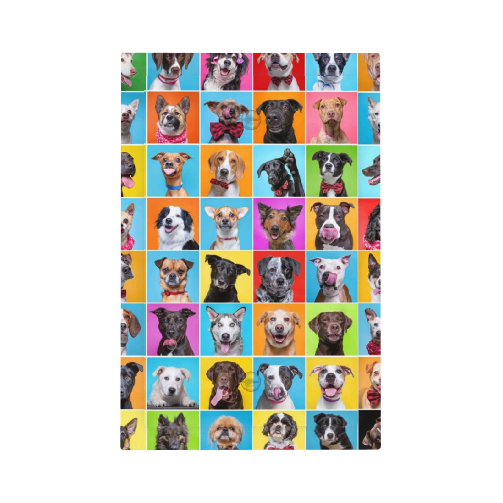 Kll Cute Dogs Collage Wall Plate,Gloss Finish,Standard Size 1 - 5" X 3 ...