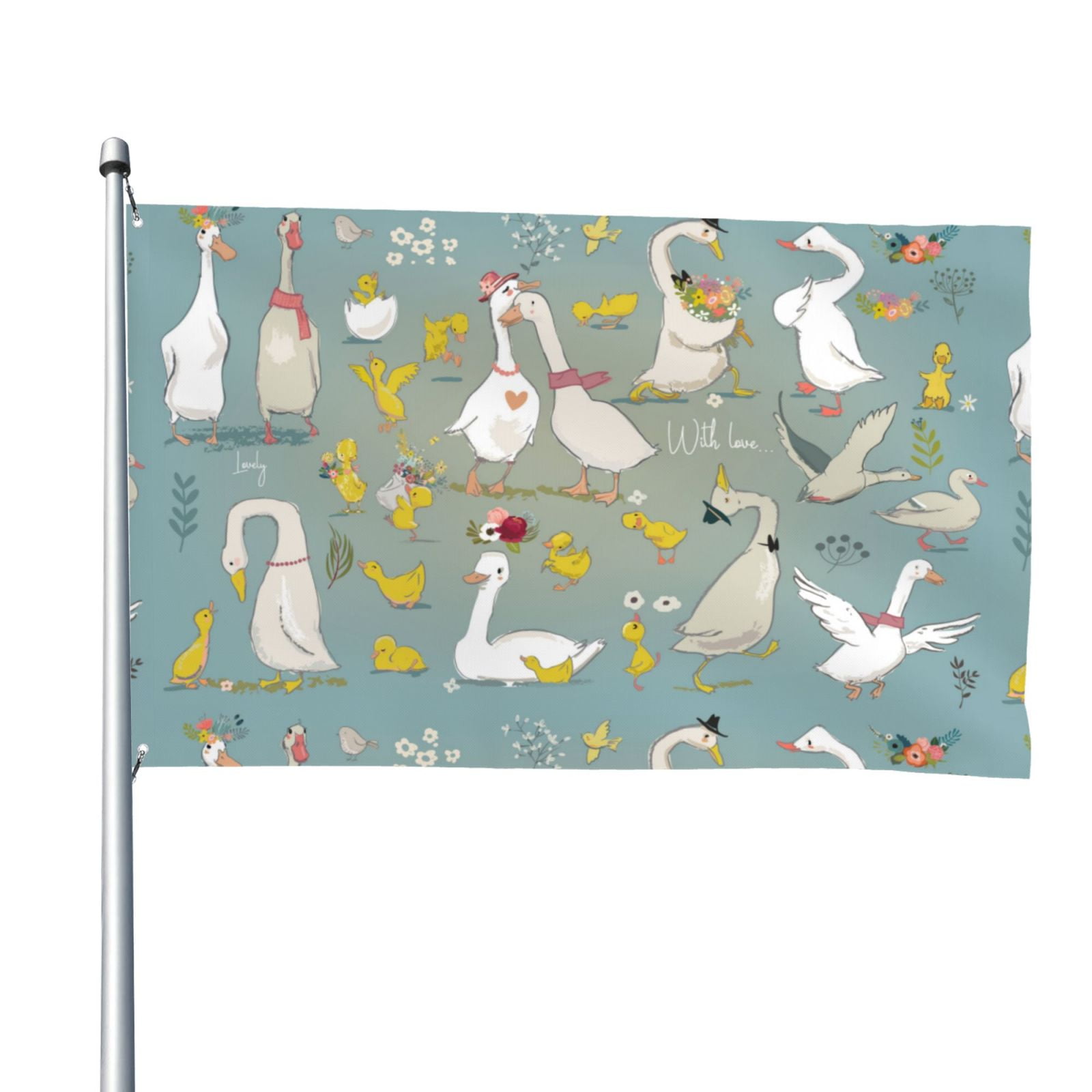 Kll Cute Farm Birds Flag 4x6 Ft Parade Party Flag Outdoor Flag ...