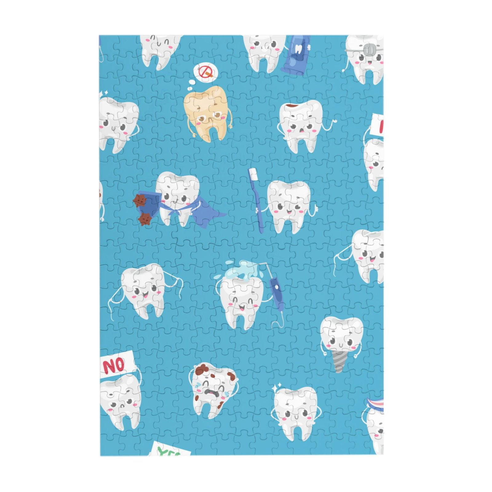 Kll Cute Healthy Teeth - 300 Piece Jigsaw Puzzle For Adult And ...