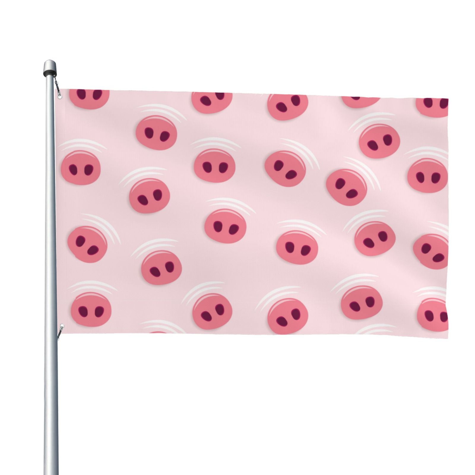 Kll Cute Pig Nose Flag 4x6 Ft Parade Party Flag Outdoor Flag Decorative ...