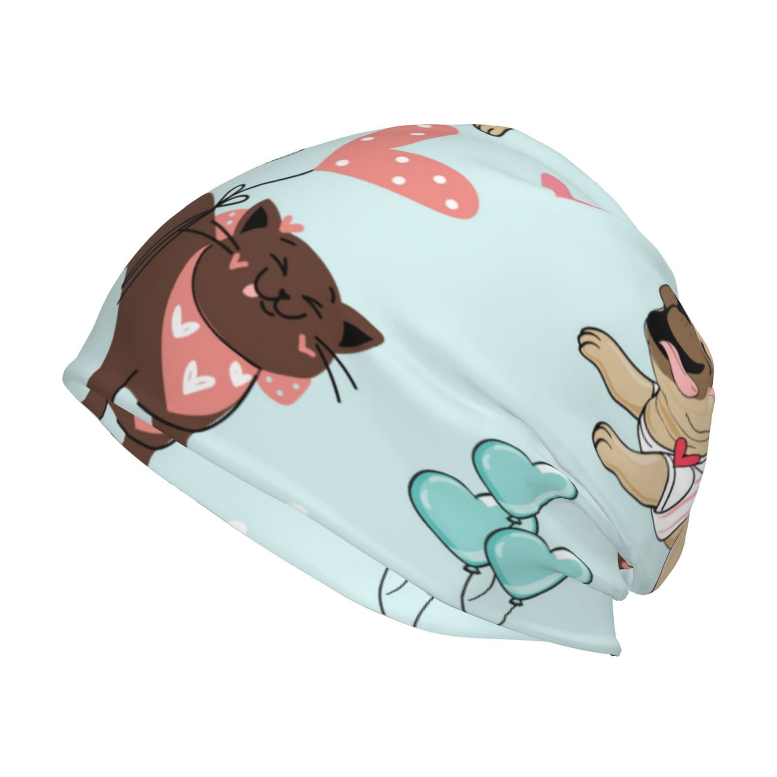 Kll Cute Pug Dogs Winter Fall Beanie Knit Hats For Men & Women - Warm ...