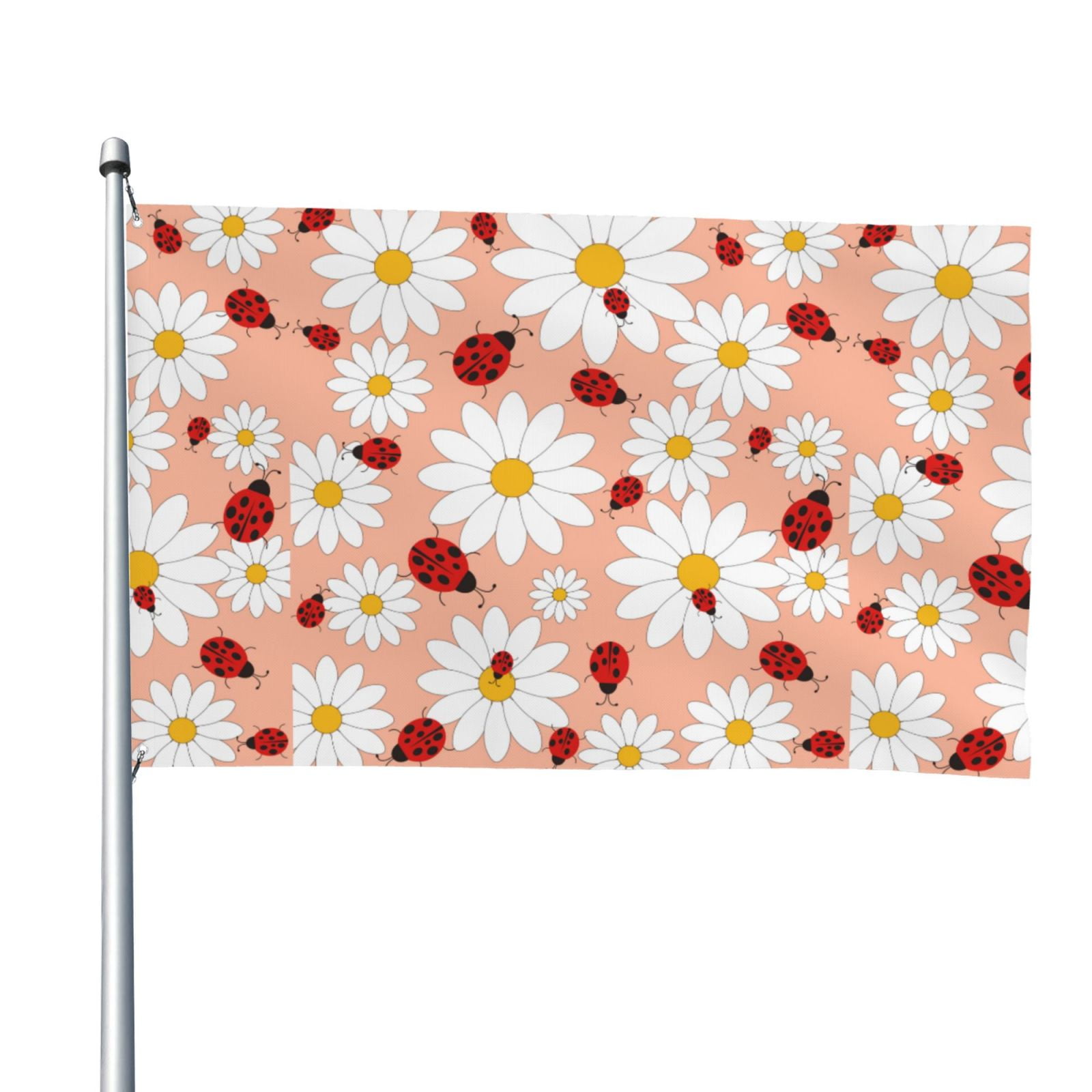 Kll Daisy And Ladybug Flag 4x6 Ft Parade Party Flag Outdoor Flag ...