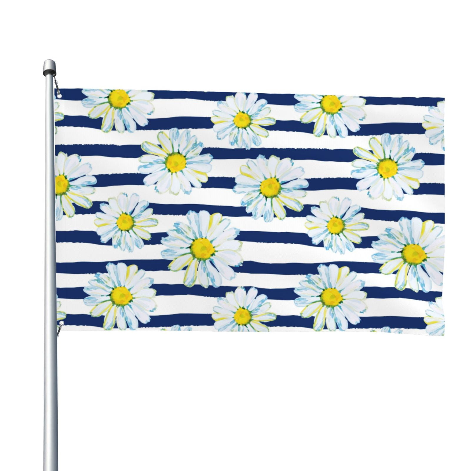 Kll Daisy Striped Nautical Flag 4x6 Ft Parade Party Flag Outdoor Flag ...
