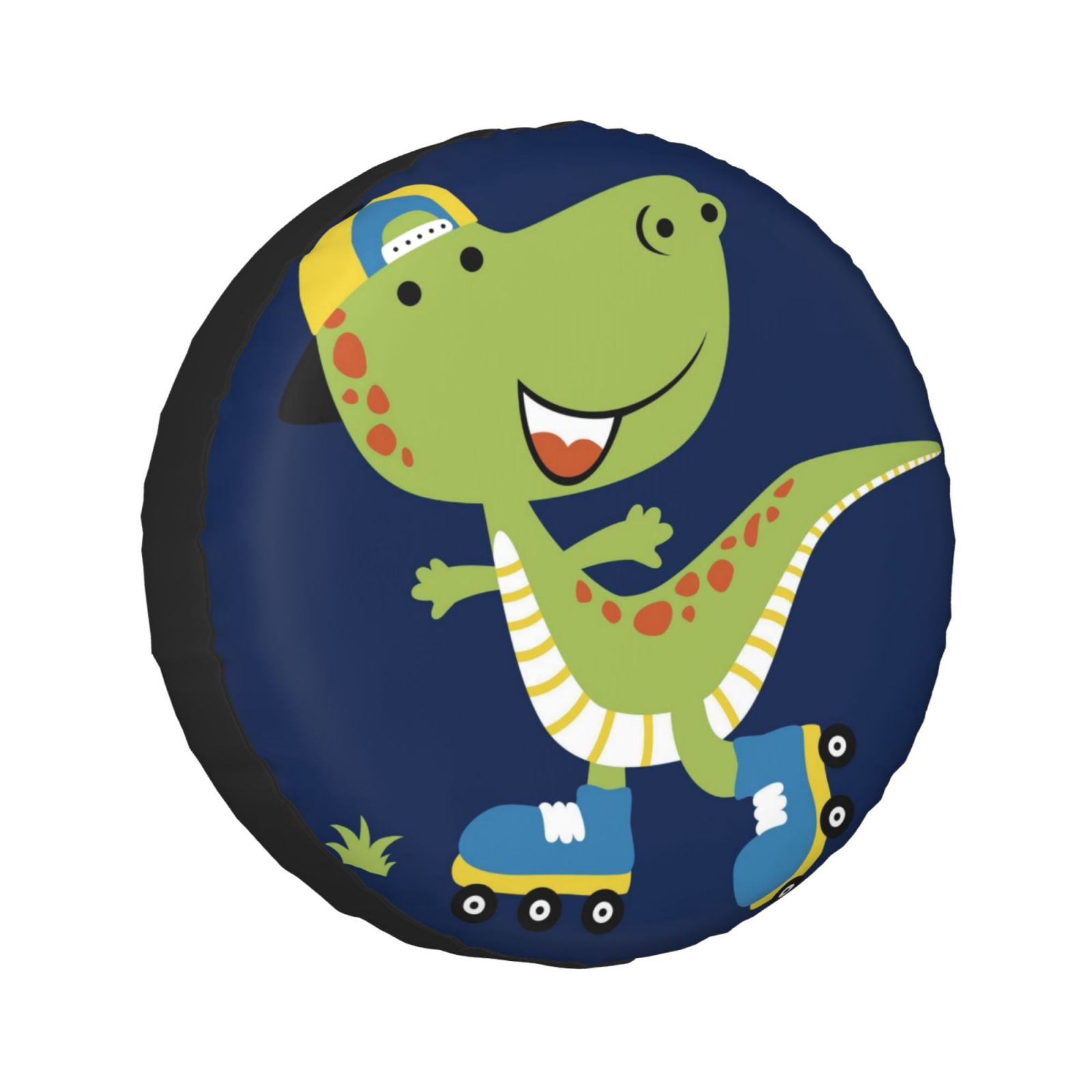 Kll Dino Playing Roller Skate,Cartoon Dinosaurs Tire Cover,Universal ...