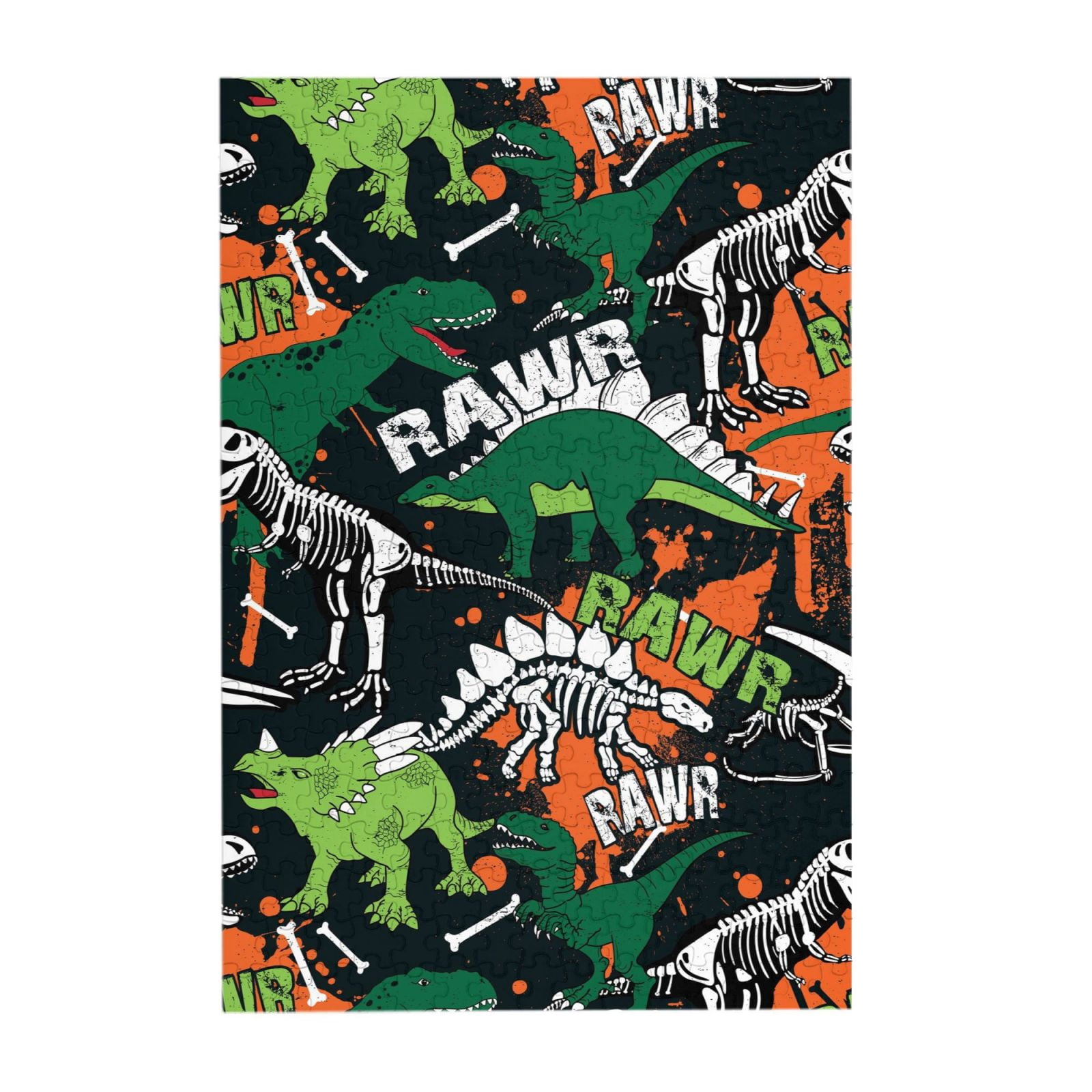 Kll Dinosaur Skeleton - 300 Piece Jigsaw Puzzle For Adult And Teenagers ...