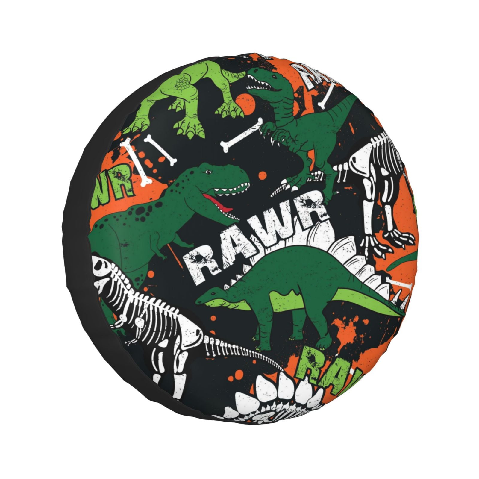 Kll Dinosaur Skeleton Tire Cover,Universal Wheel Tire Cover For Trailer ...