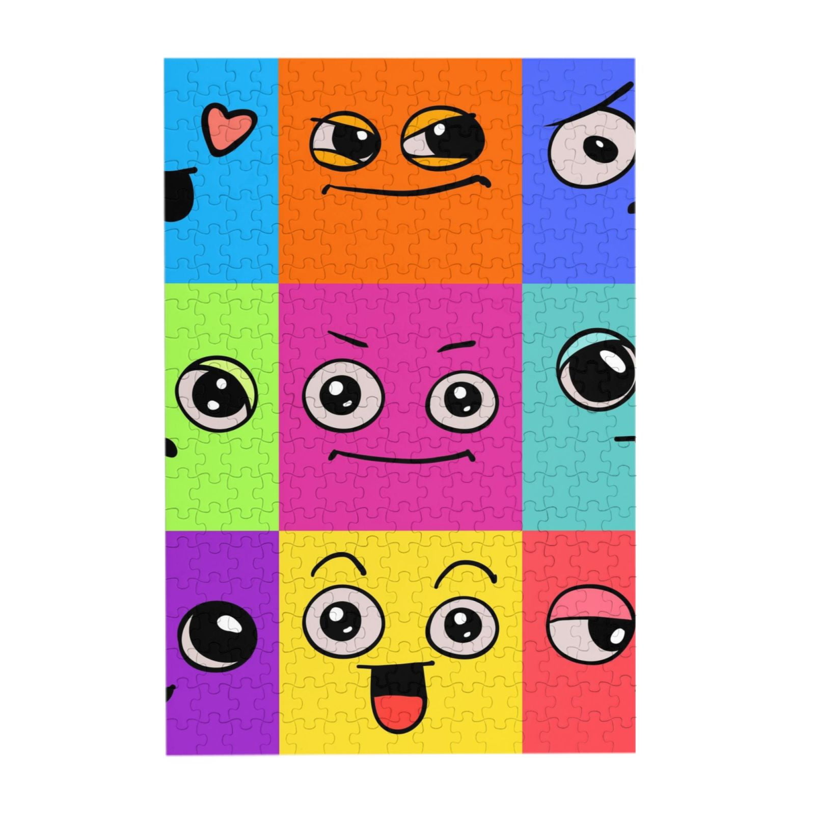 Kll Doodle Faces Emotions - 300 Piece Jigsaw Puzzle For Adult And ...