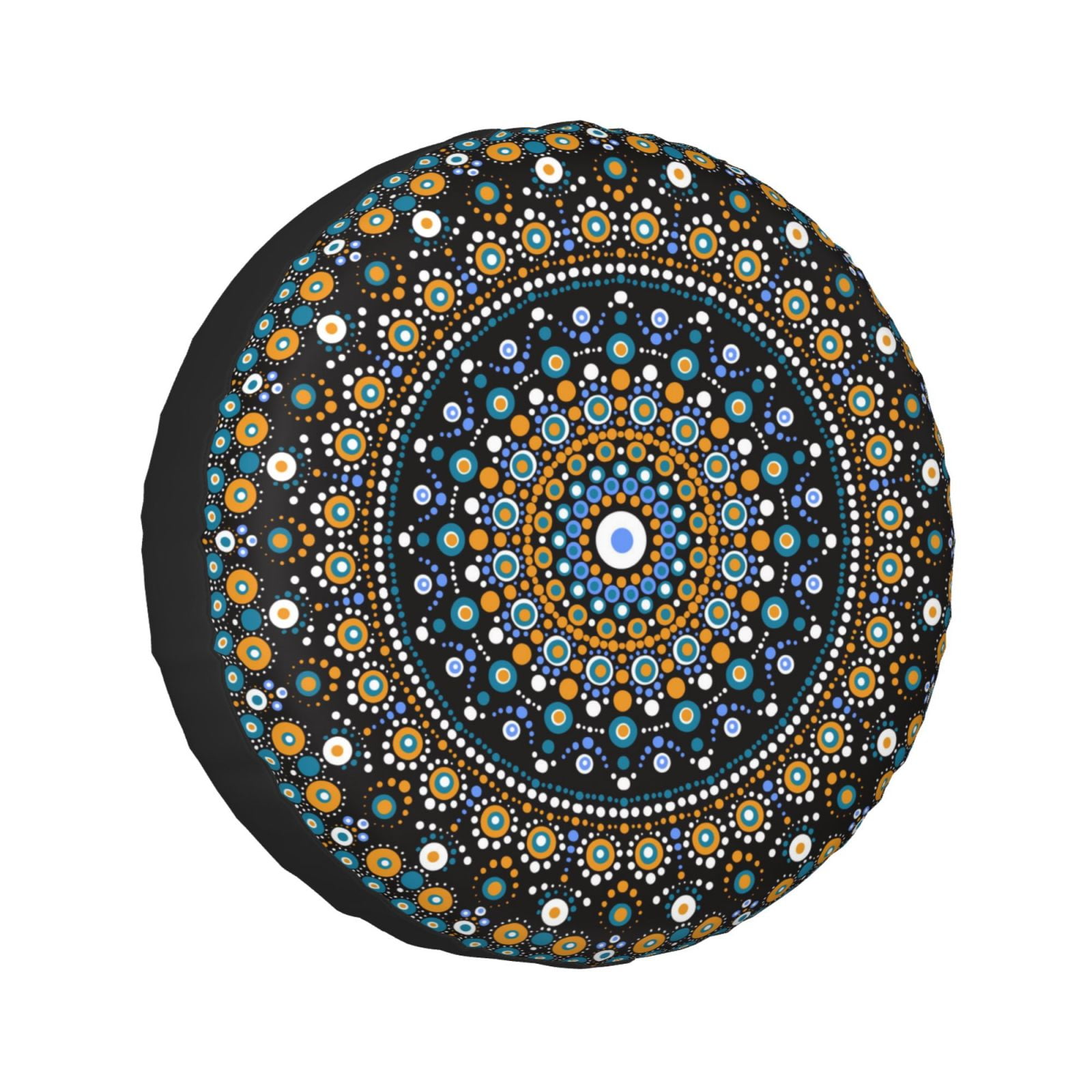 Kll Dot Mandala Tire Cover,Universal Wheel Tire Cover For Trailer, Rv ...
