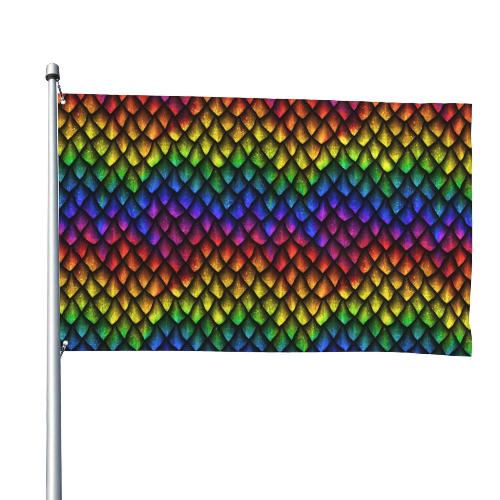Kll Dragon Scales Flag 4x6 Ft Parade Party Flag Outdoor Flag Decorative ...