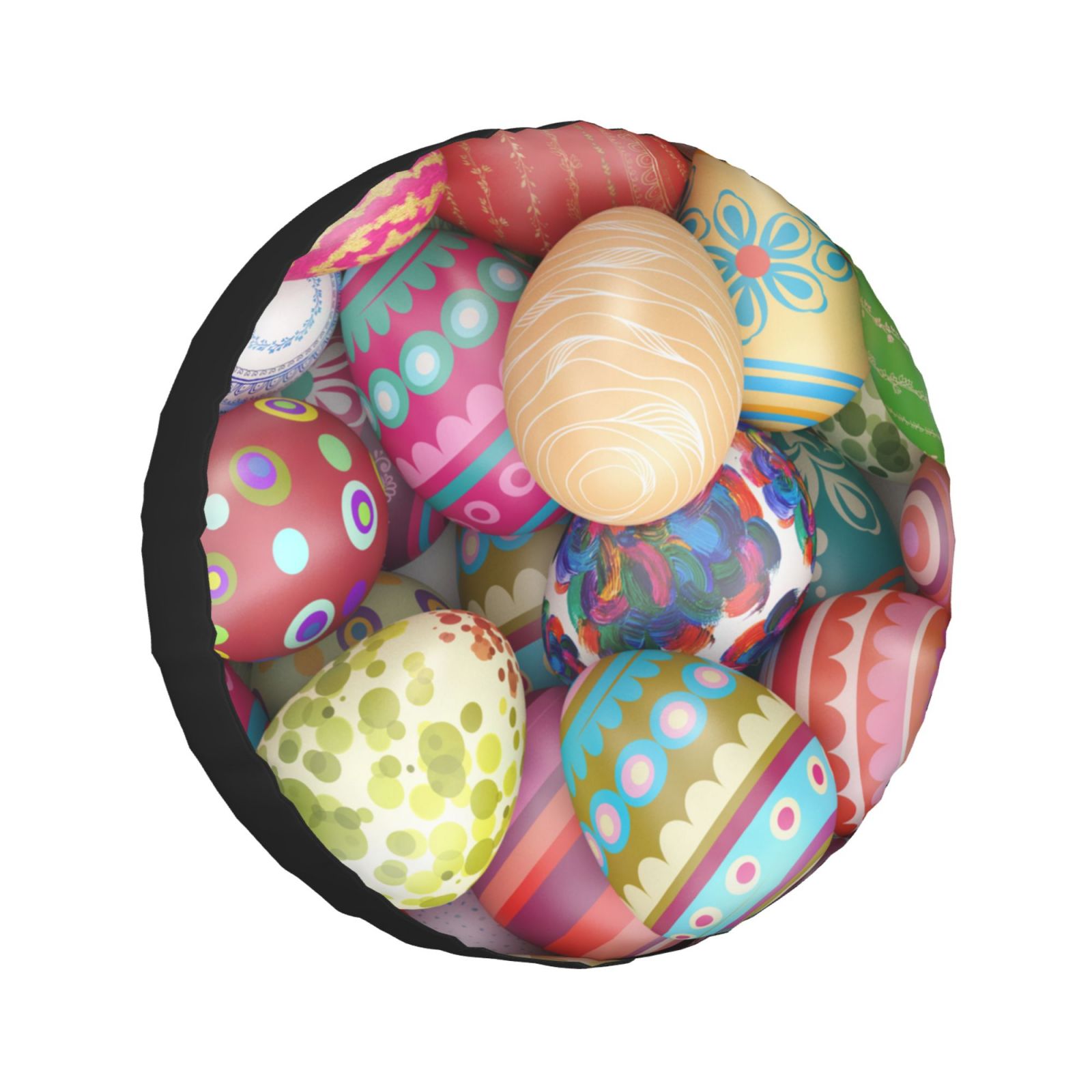 Kll Easter Eggs Tire Cover,Universal Wheel Tire Cover For Trailer, Rv ...