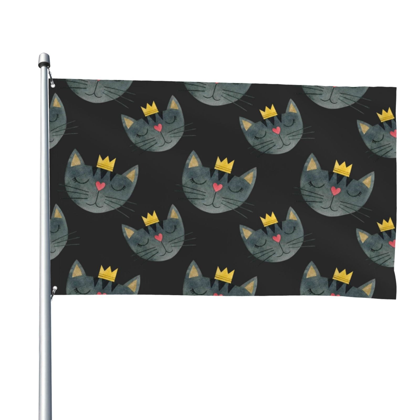 Kll Faces Of The Cat Flag 4x6 Ft Parade Party Flag Outdoor Flag ...
