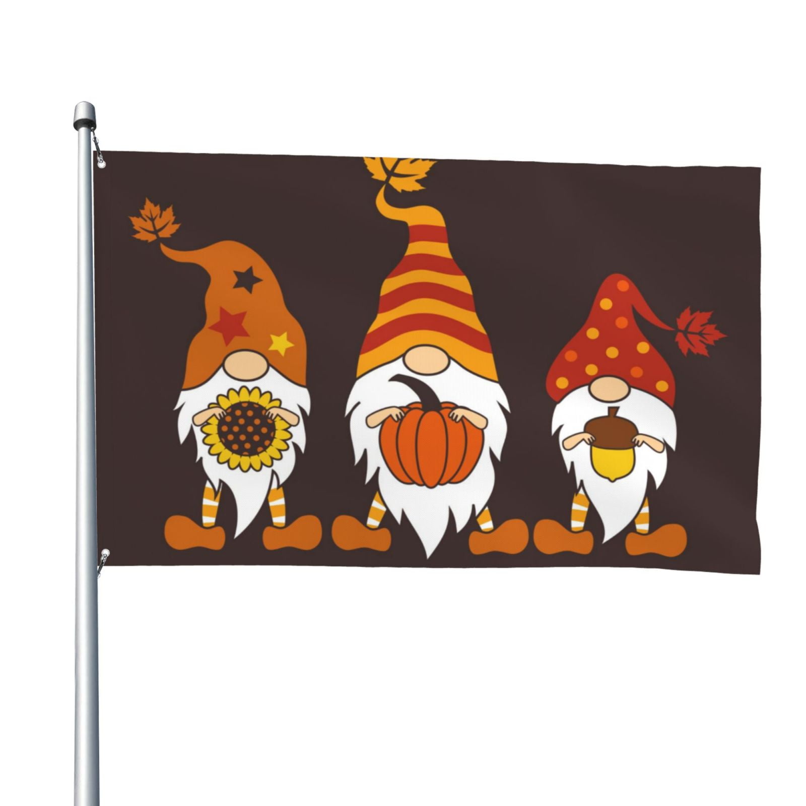 Kll Fall Gnomes Flag 4x6 Ft Parade Party Flag Outdoor Flag Decorative ...