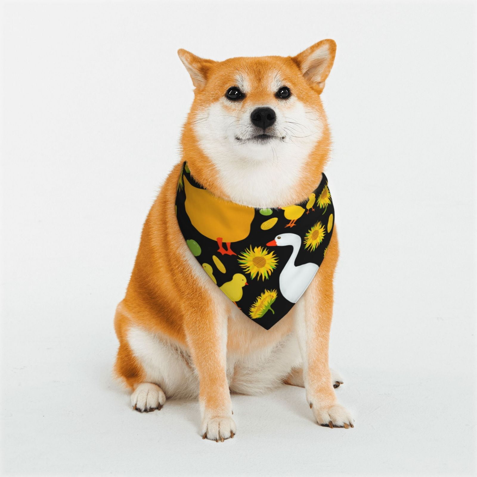 Kll Farm Goose Dog Bandanas,Triangle Reversible Pet Scarf For Small ...